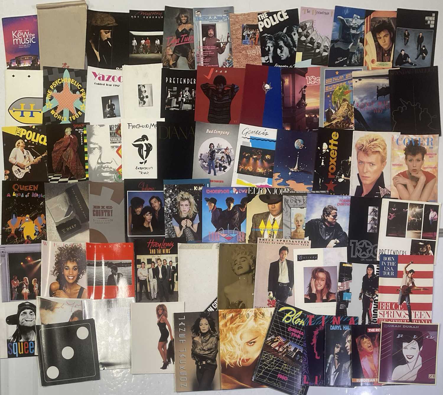 Lot 109 - LARGE COLLECTION OF C 1970S/80S TOUR AND