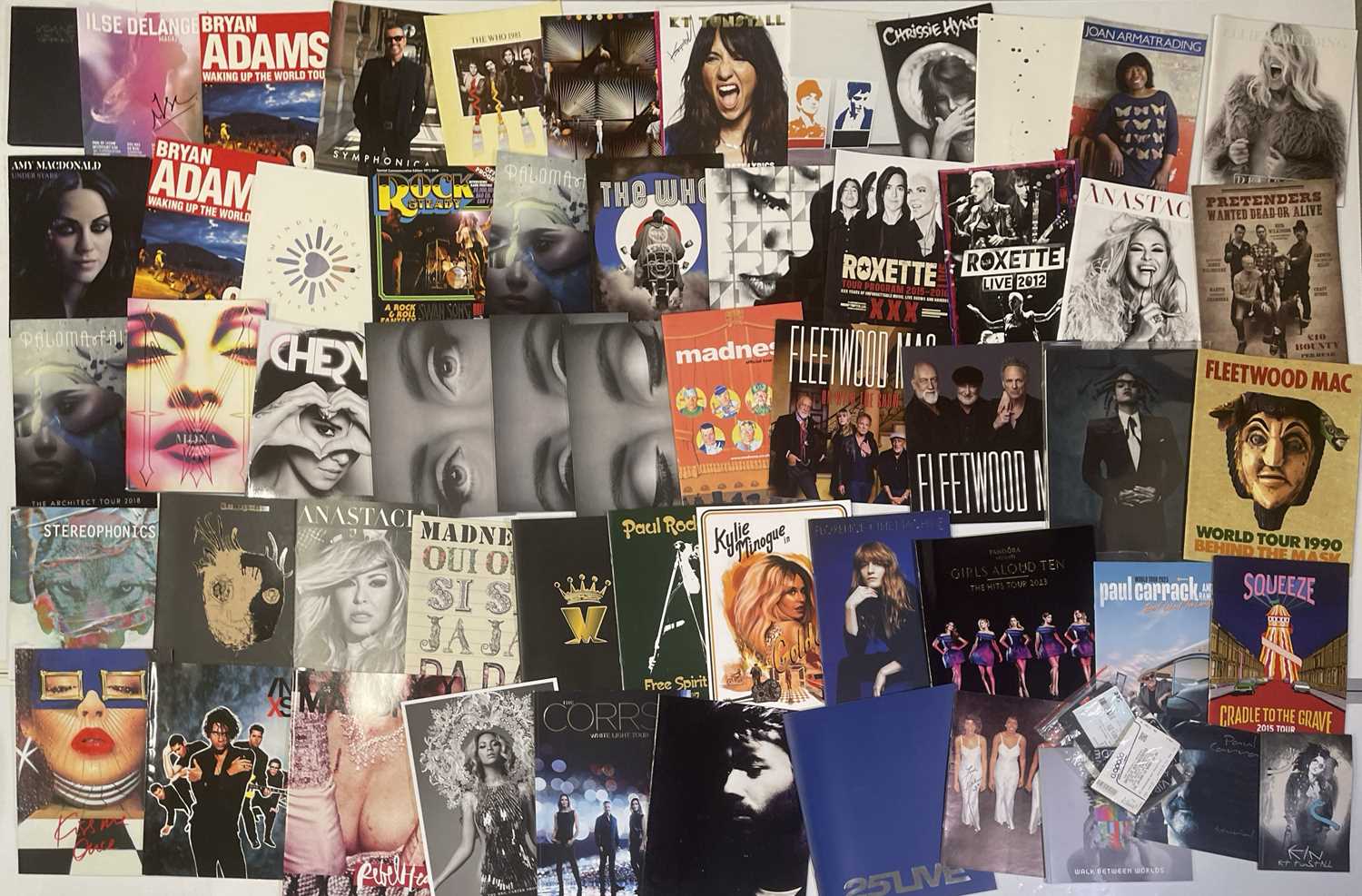 Lot 110 - 2000S CONCERT AND TOUR PROGRAMME COLLECTION.