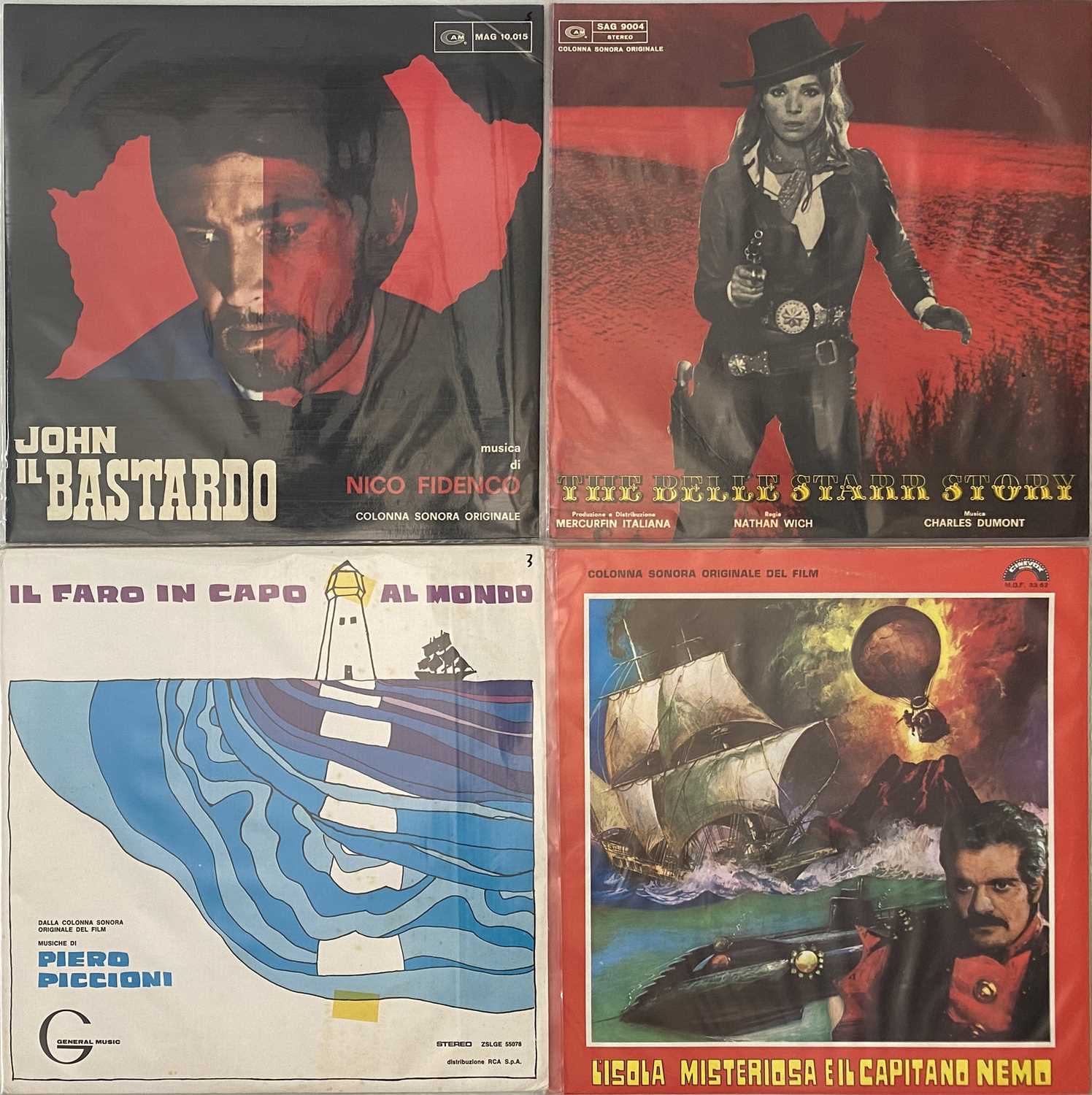 Lot 453 - ORIGINAL ITALIAN SOUNDTRACKS - LP RARITIES