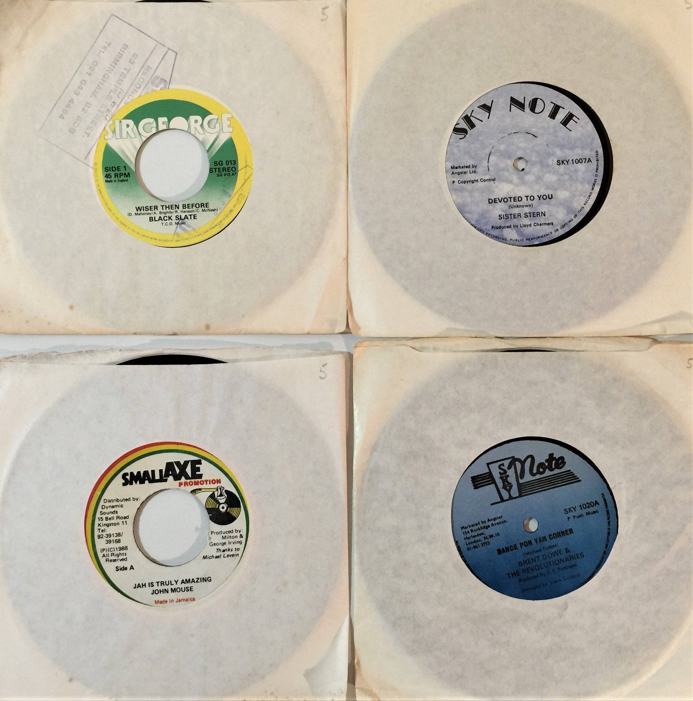 Lot 284 - REGGAE LABEL 7'' PART 1 - LETTER S'
