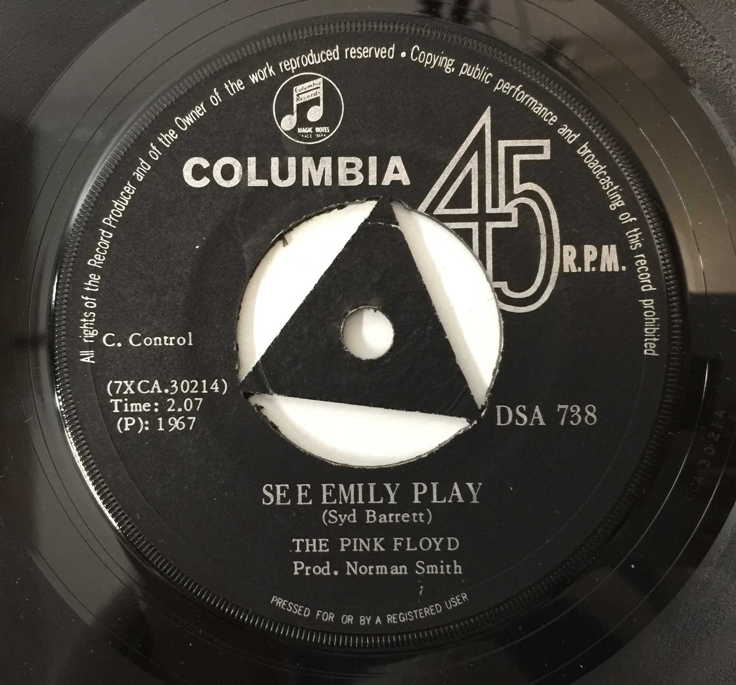 Lot 508 - THE PINK FLOYD - SEE EMILY PLAY 7" (ORIGINAL