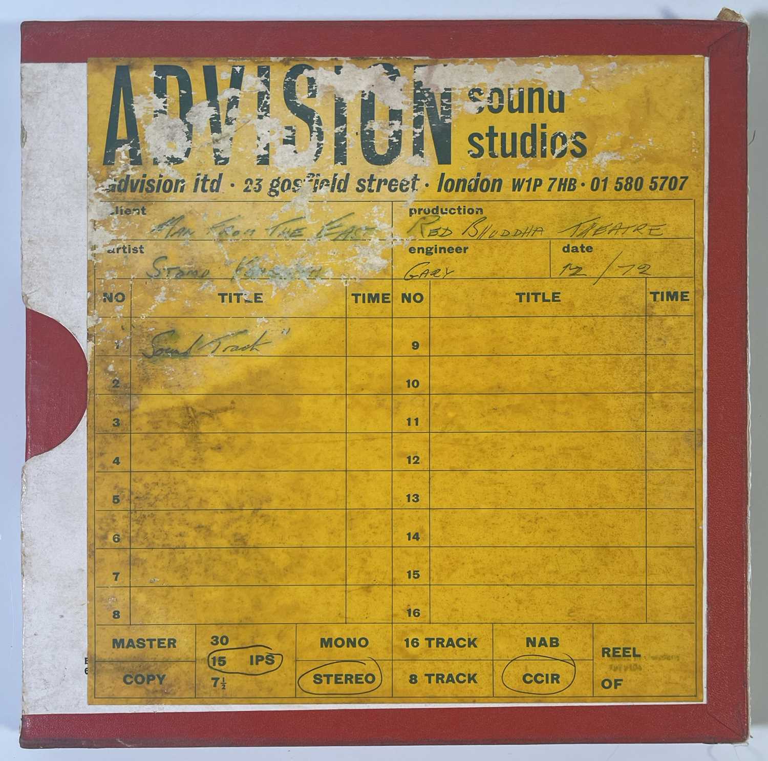 Lot 509 - DAVID BOWIE INTEREST - ORIGINAL 1972