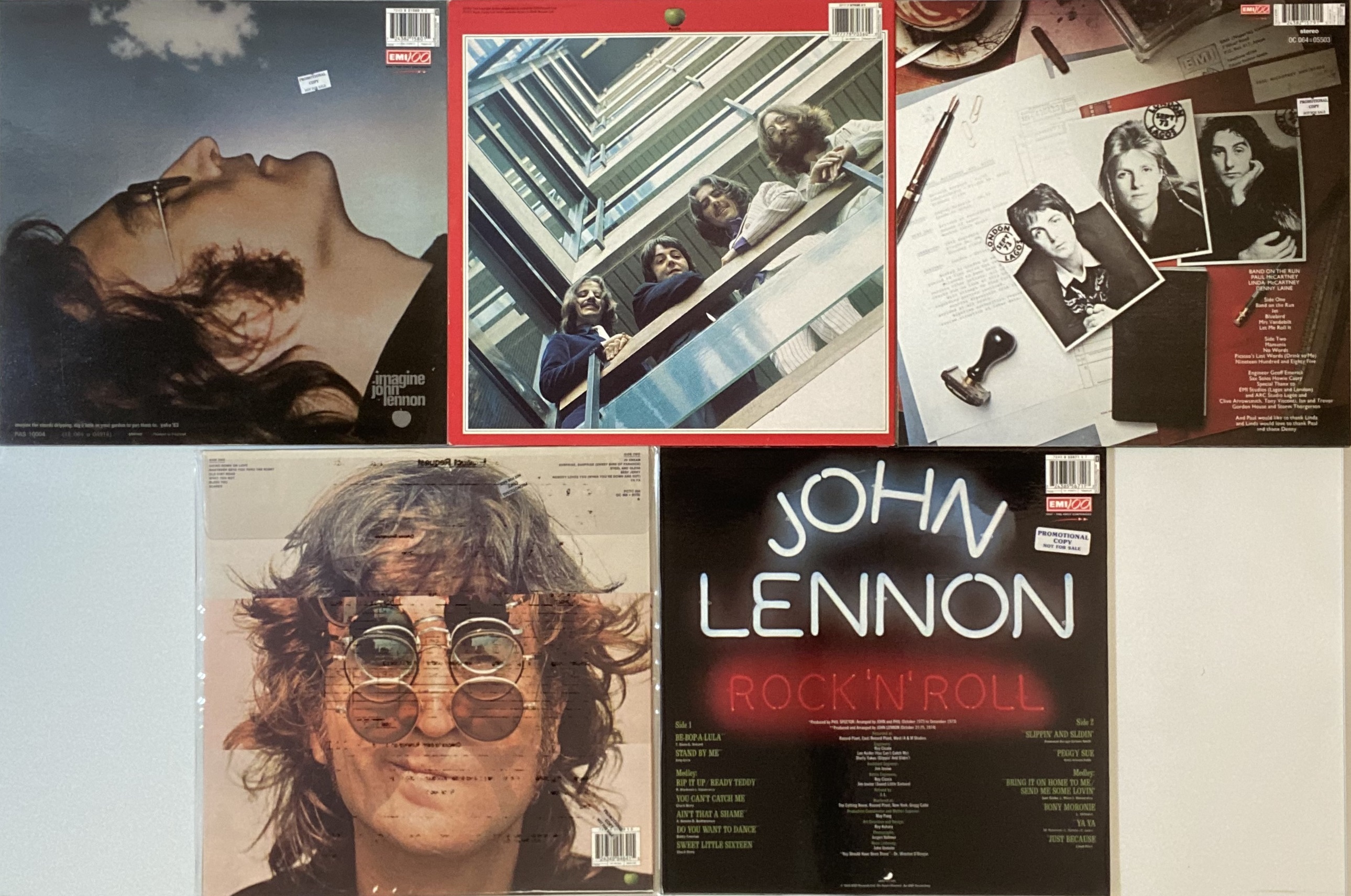 Lot 123 - THE BEATLES/SOLO - EMI 100/MILLENNIUM VINYL