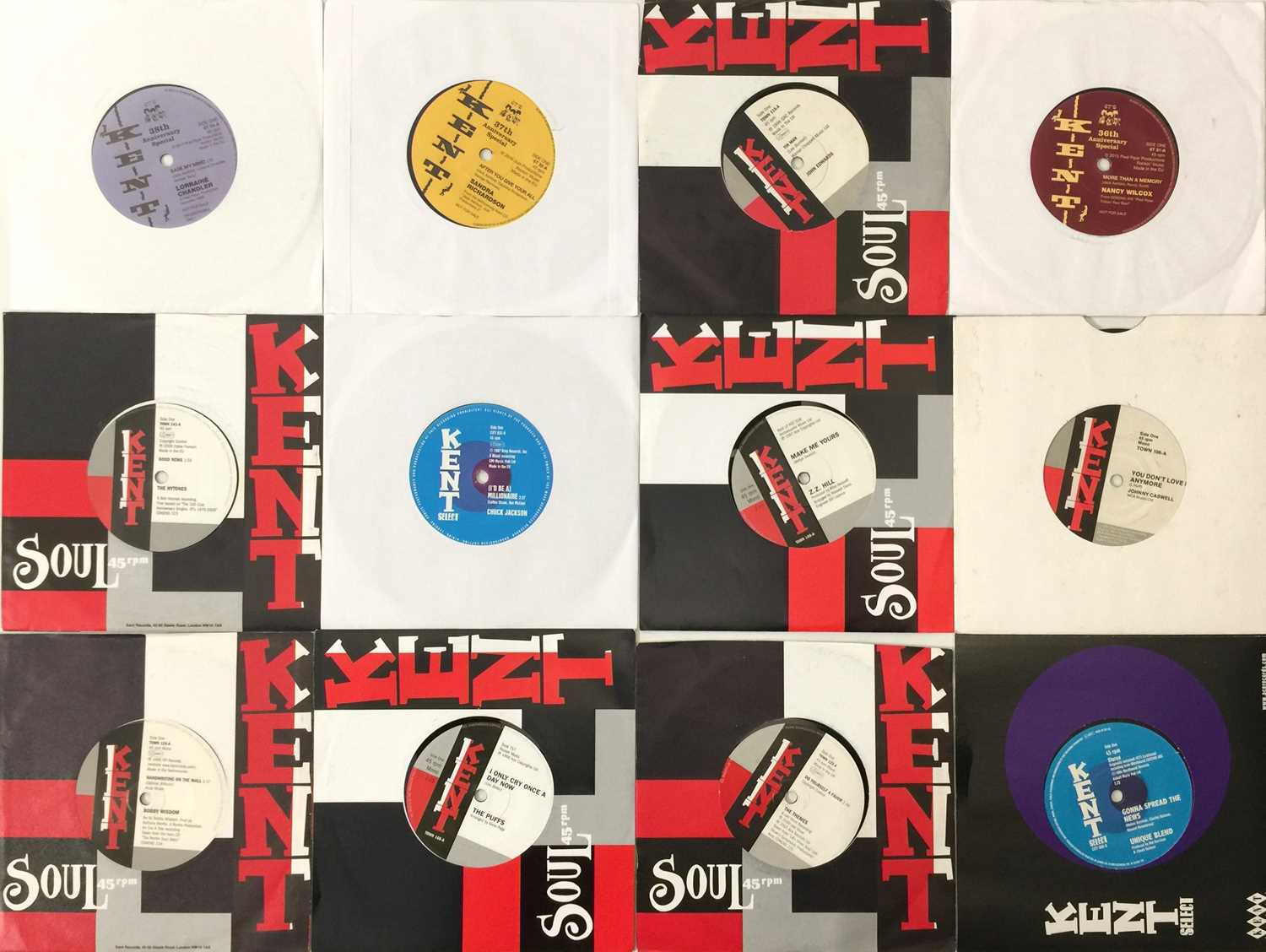 Lot 158 - KENT SOUL 7" PACK INC: 6T'S ANNIVERSARY