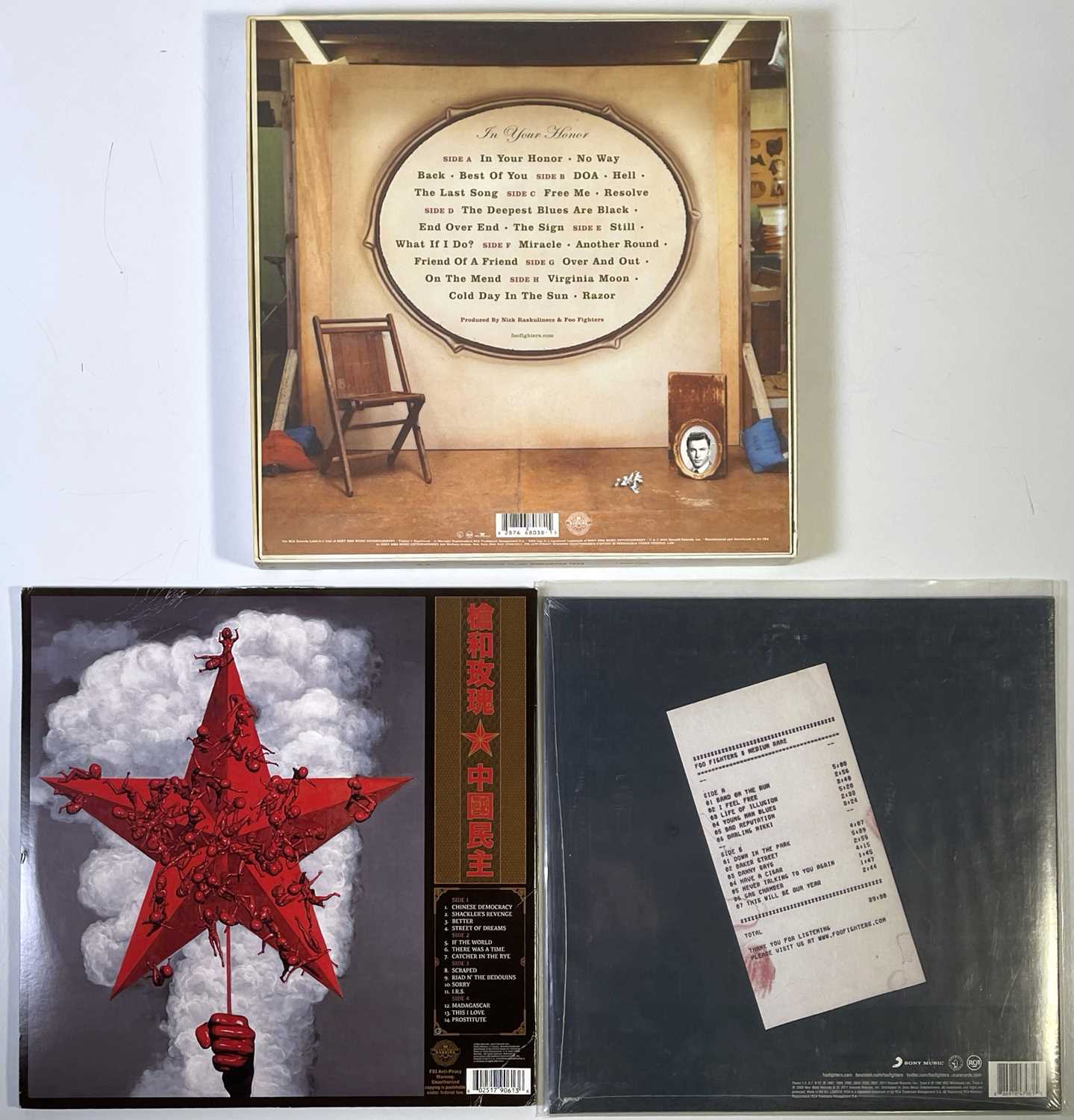 Lot 554 - FOO FIGHTERS/ GUNS N ROSES - LP/ BOX SET