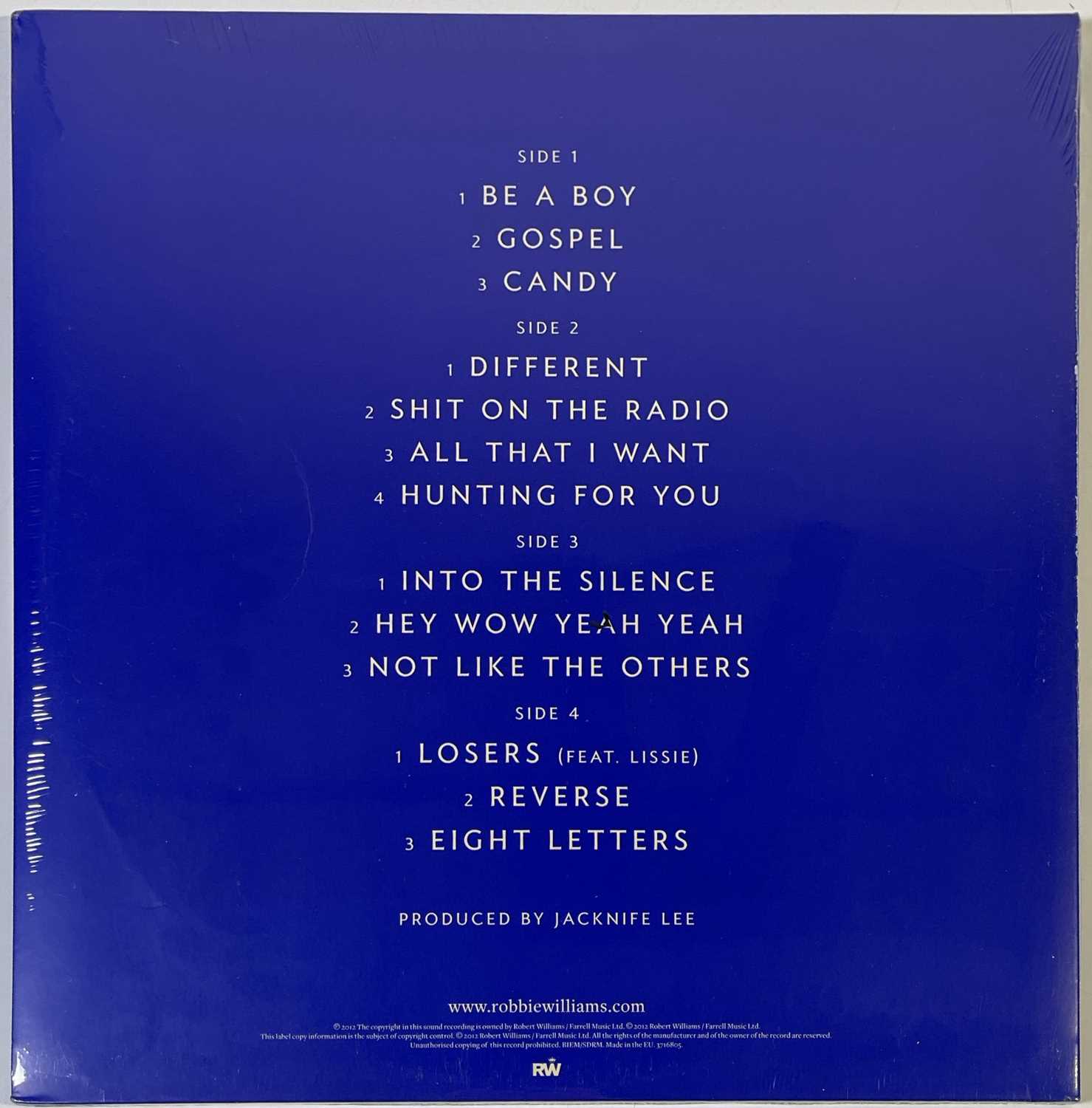 Lot 570 - ROBBIE WILLIAMS - TAKE THE CROWN LP