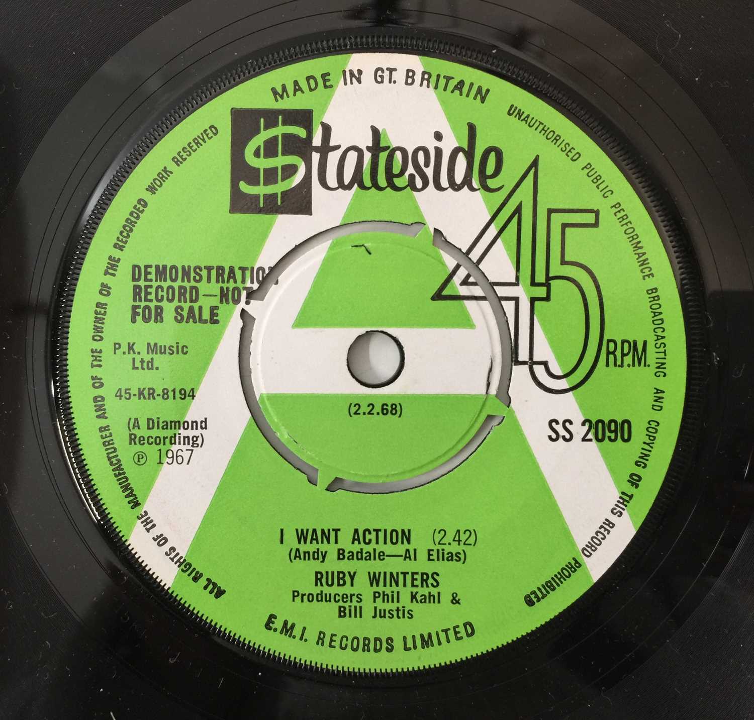 Lot 242 - RUBY WINTERS - BETTER/ I WANT ACTION 7" (UK