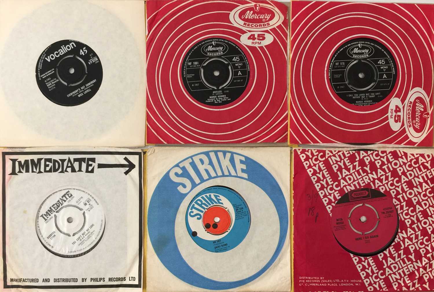 Lot 259 - 60s FEMALE SOUL - 7" PACK