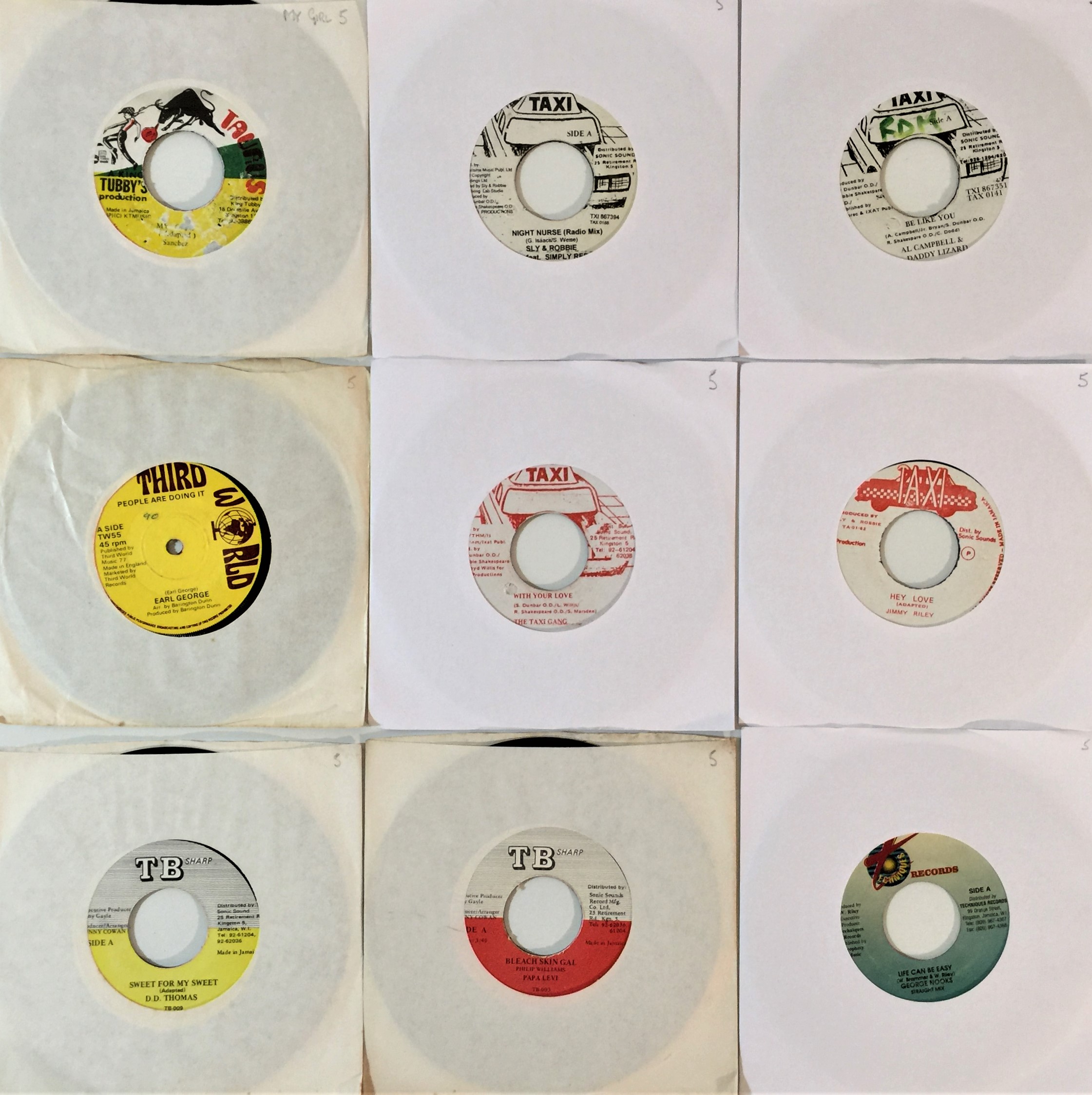 Lot 286 - REGGAE LABEL 7'' PART 1 - LETTER T'