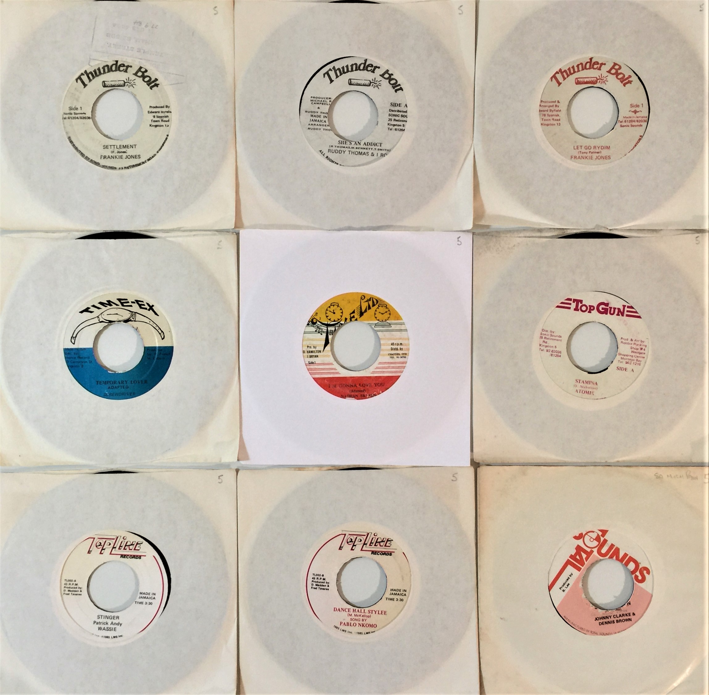 Lot 286 - REGGAE LABEL 7'' PART 1 - LETTER T'