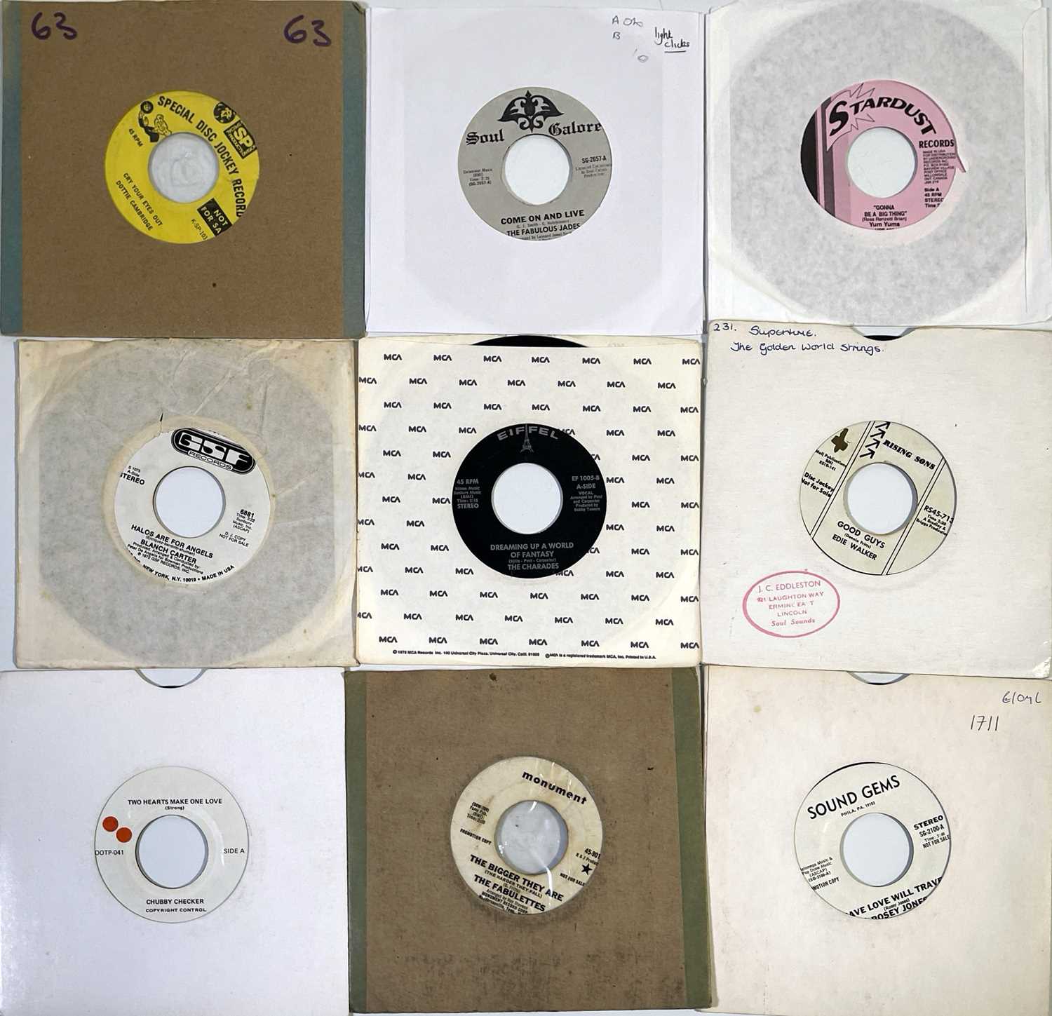 Lot 177 - LARGE 7" PACK - NORTHERN SOUL BOOTLEGS