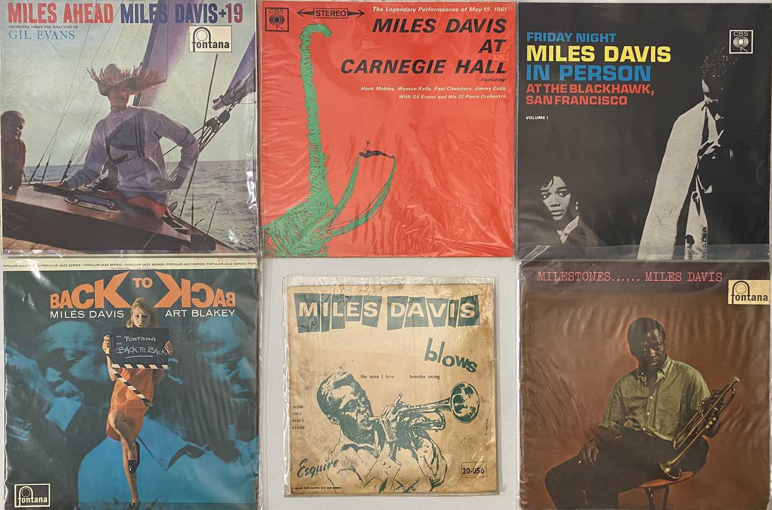 Lot 64 - MILES DAVIS - LP COLLECTION