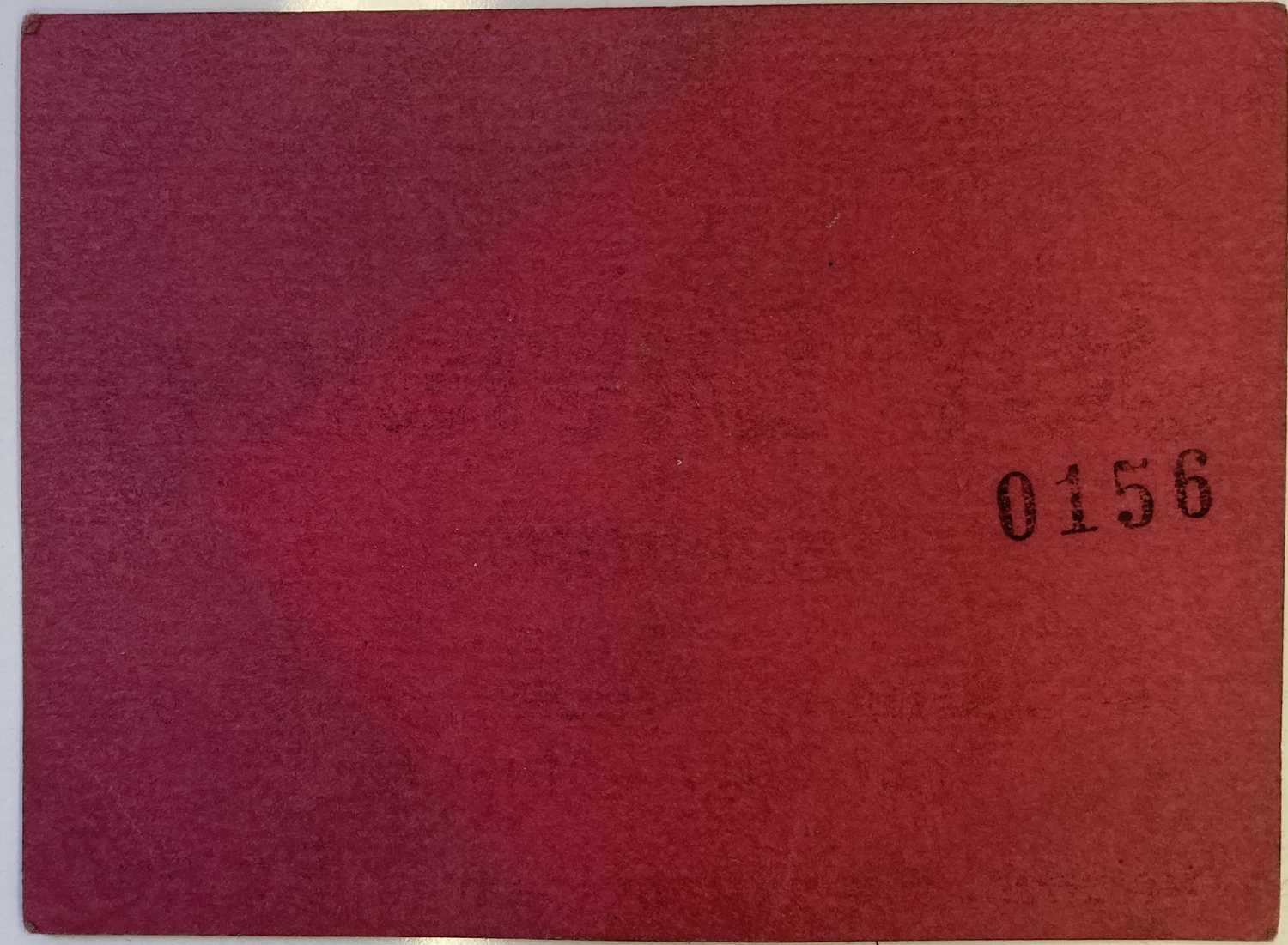 Lot 465 - JOY DIVISION TICKET FOR THE CANCELLED