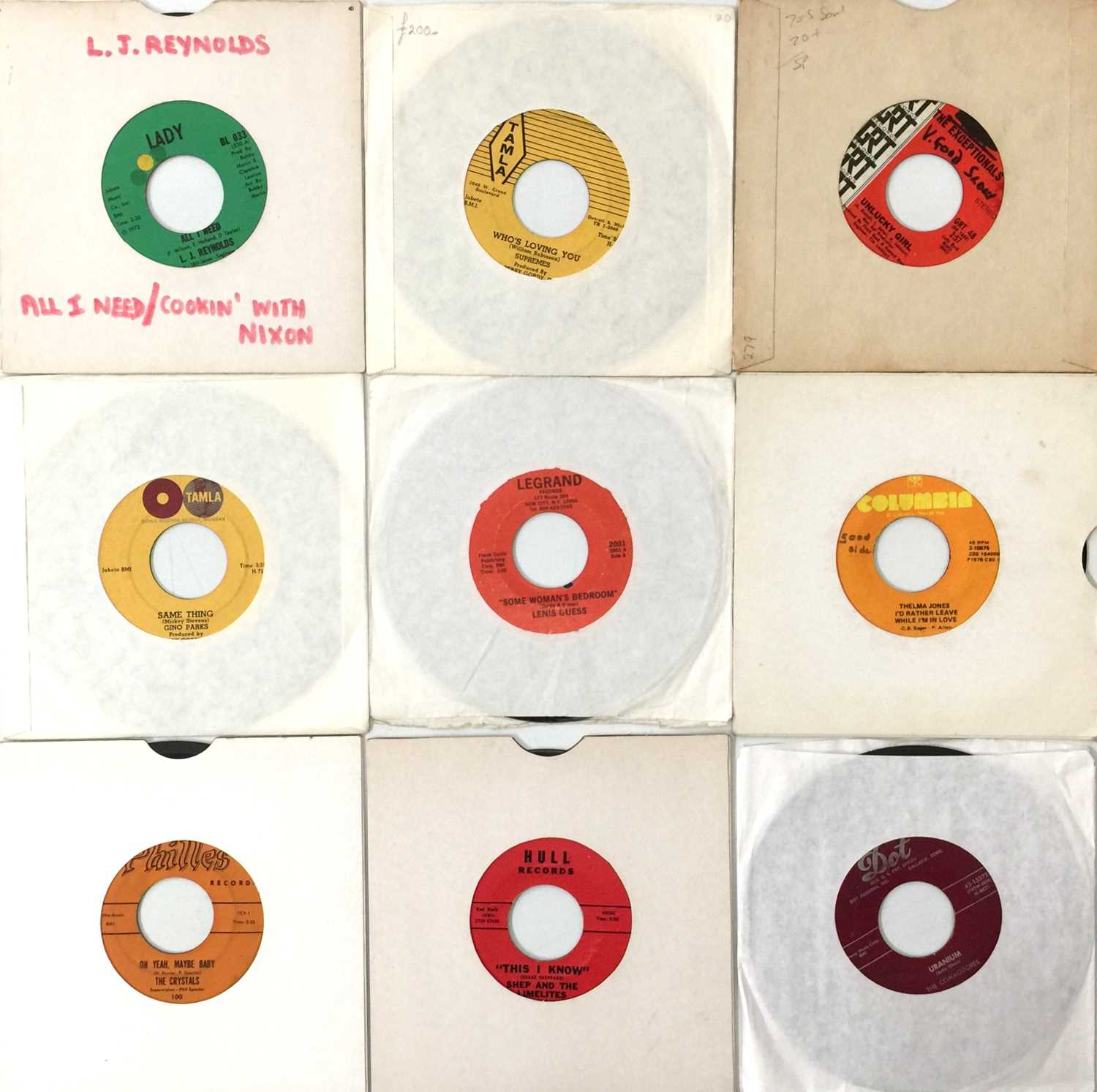 Lot 183 - MAINLY US 7" SOUL PACK INC: MOTOWN RARITIES