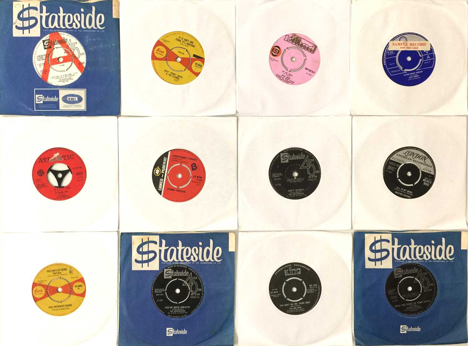 Lot 186 - UK 60S 7" SOUL PACK INC STATESIDE DEMO