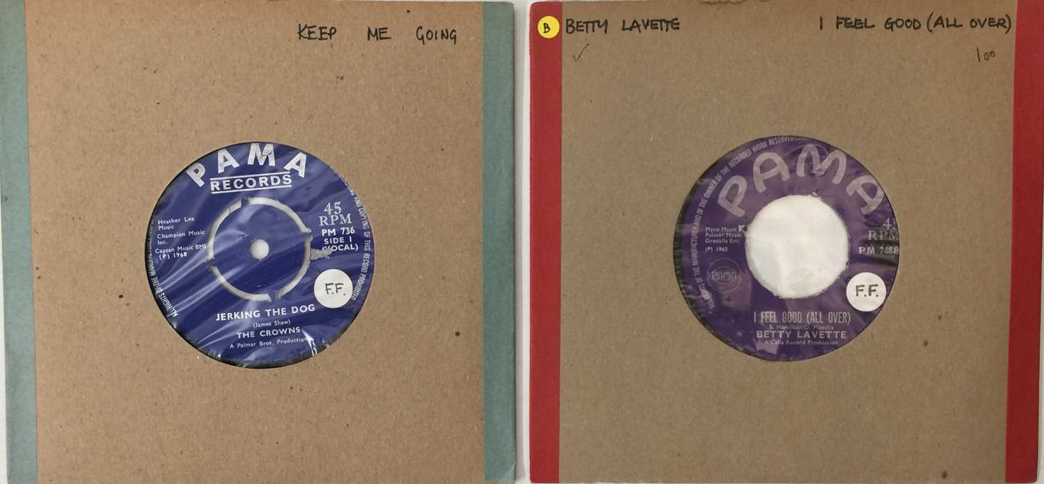 Lot 295 - UK 7" BUNDLE - PAMA SOUL RARITIES