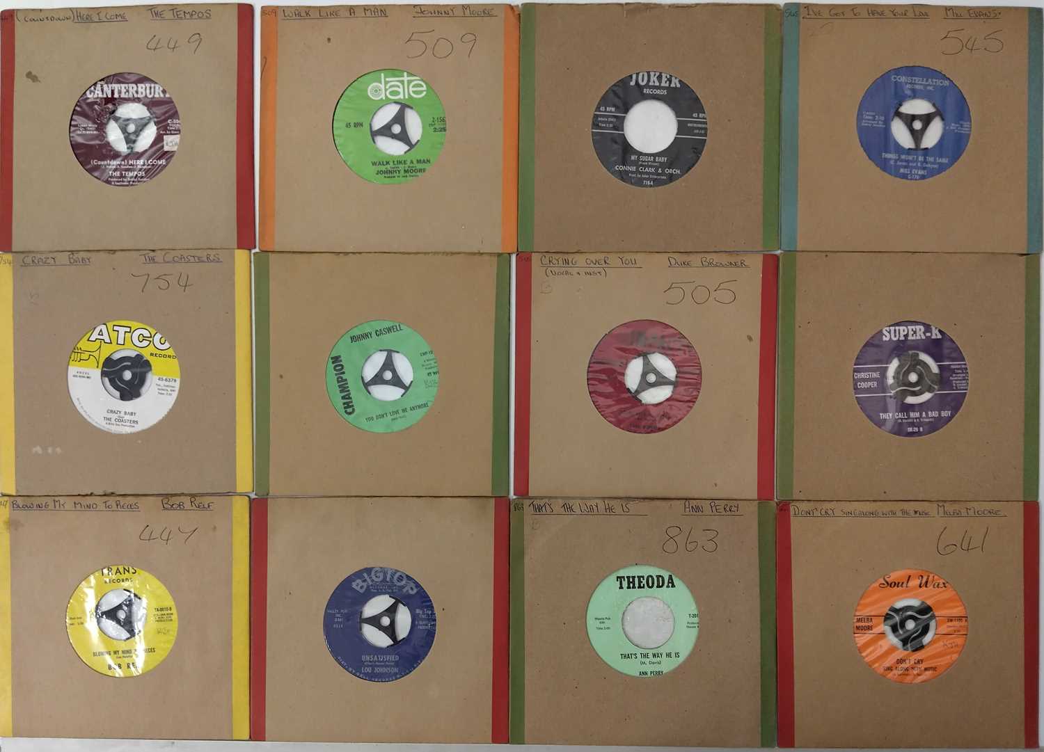 Lot 305 - NORTHERN SOUL 7" PACK - BOOTLEGS AND