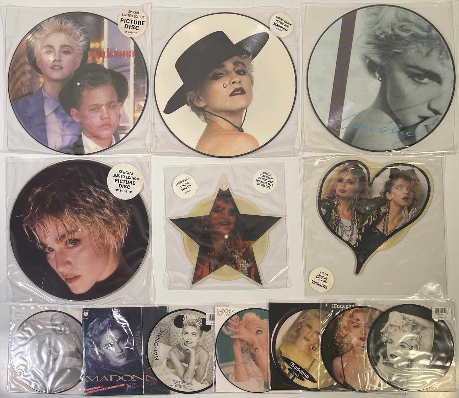 Lot 587 - MADONNA - COLLECTION OF SHAPE / PICTURE
