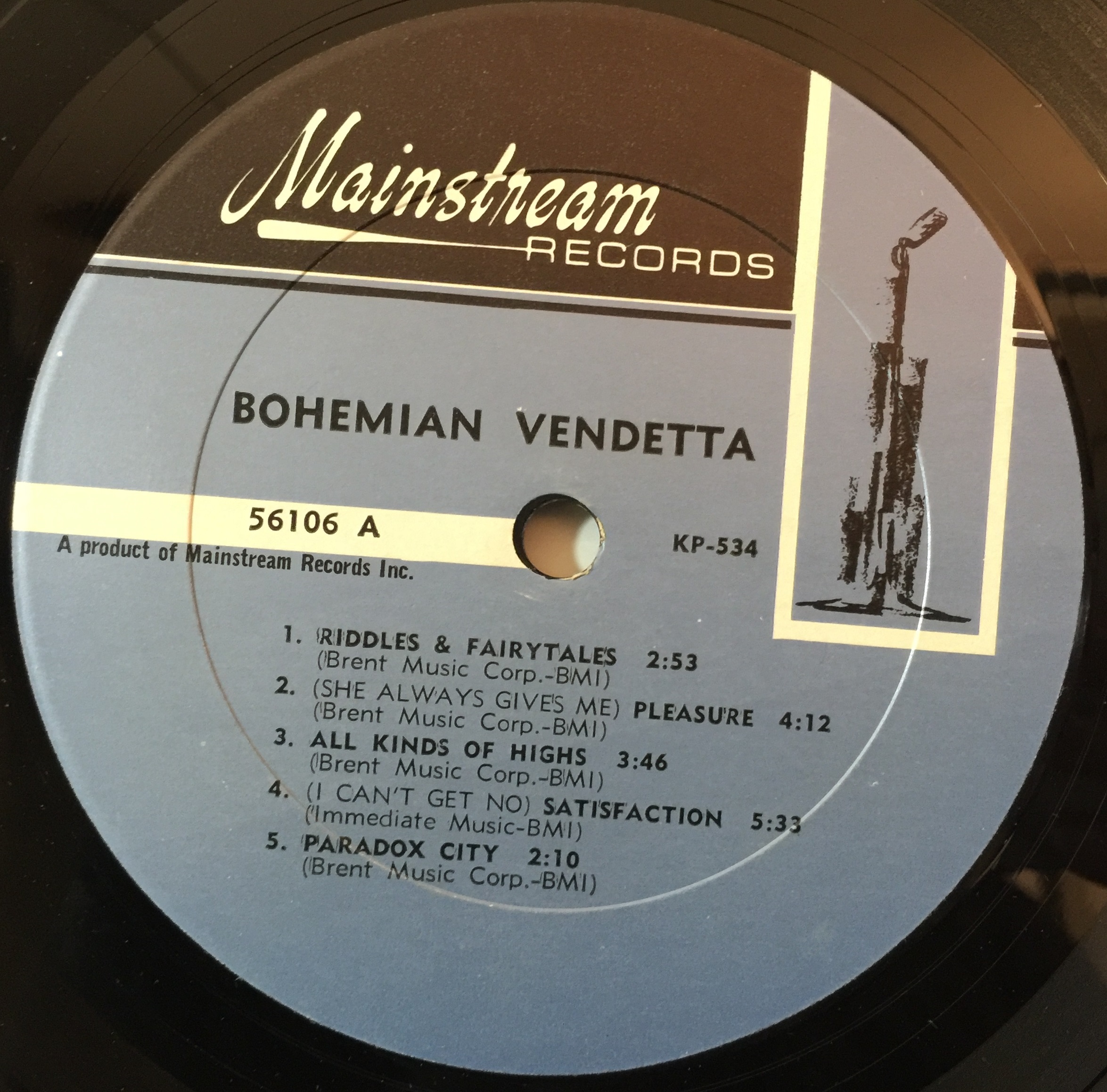 Lot 129 - BOHEMIAN VENDETTA - BOHEMIAN VENDETTA LP