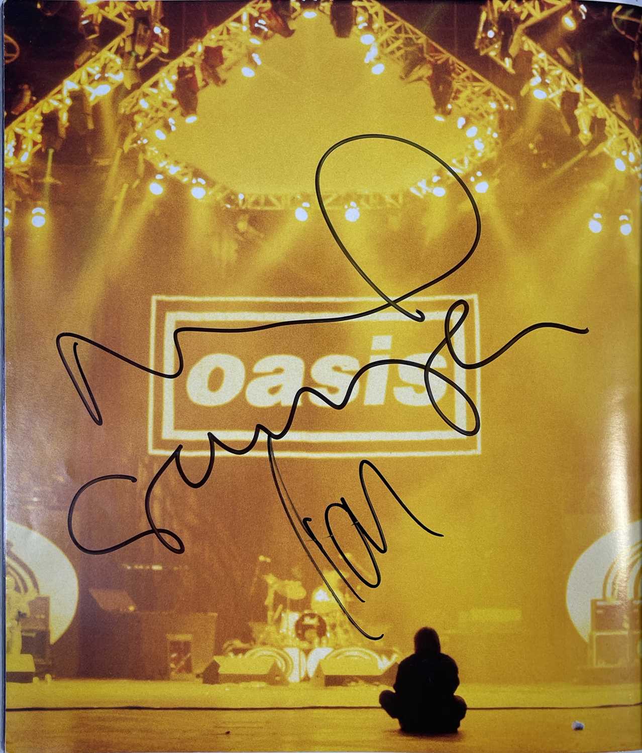 Lot 513 - OASIS - TOUR PROGRAMMES INC ONE SIGNED BY