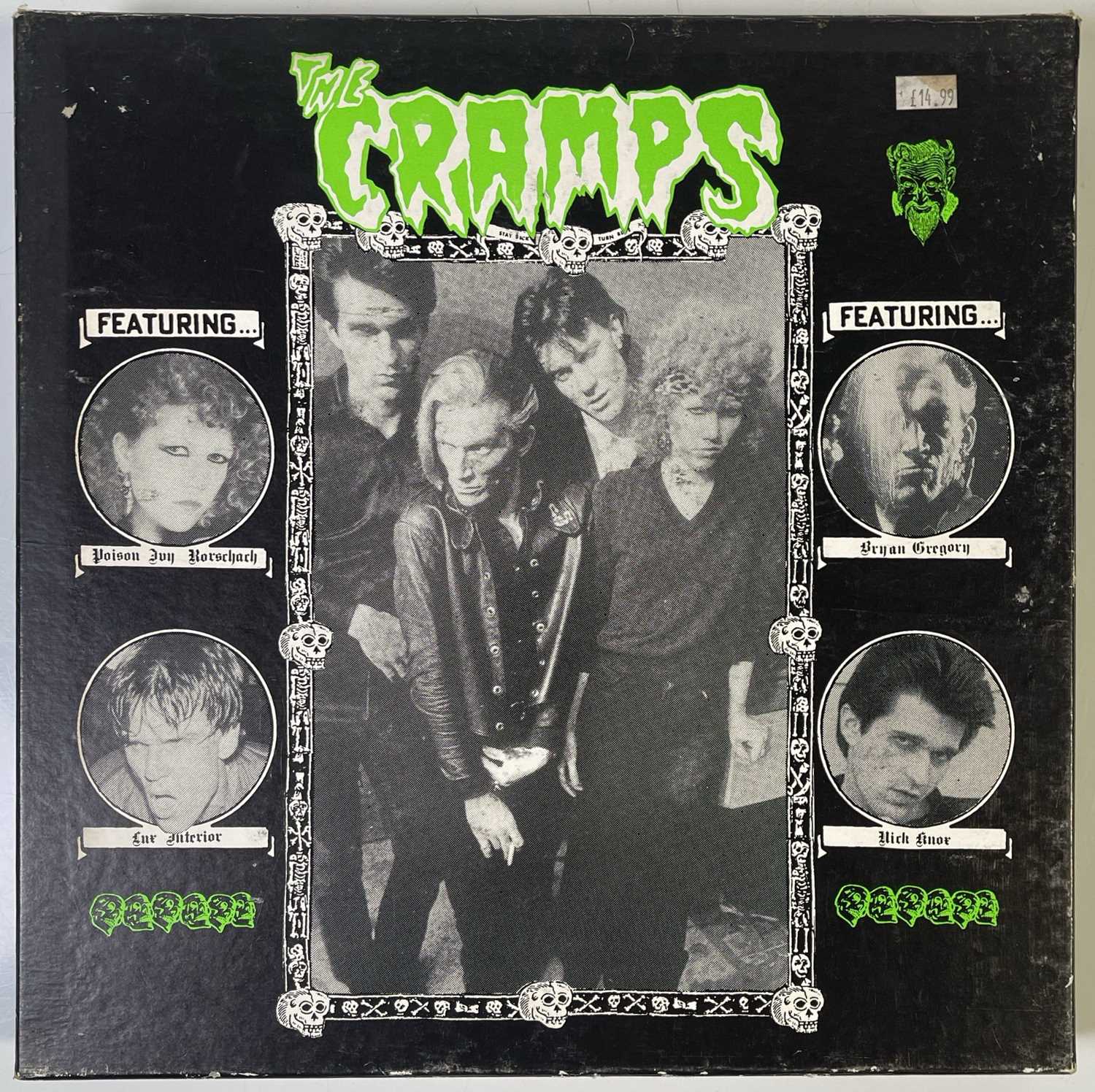 Lot 135 - THE CRAMPS - TWO POSTERS FROM THE 1991 DE