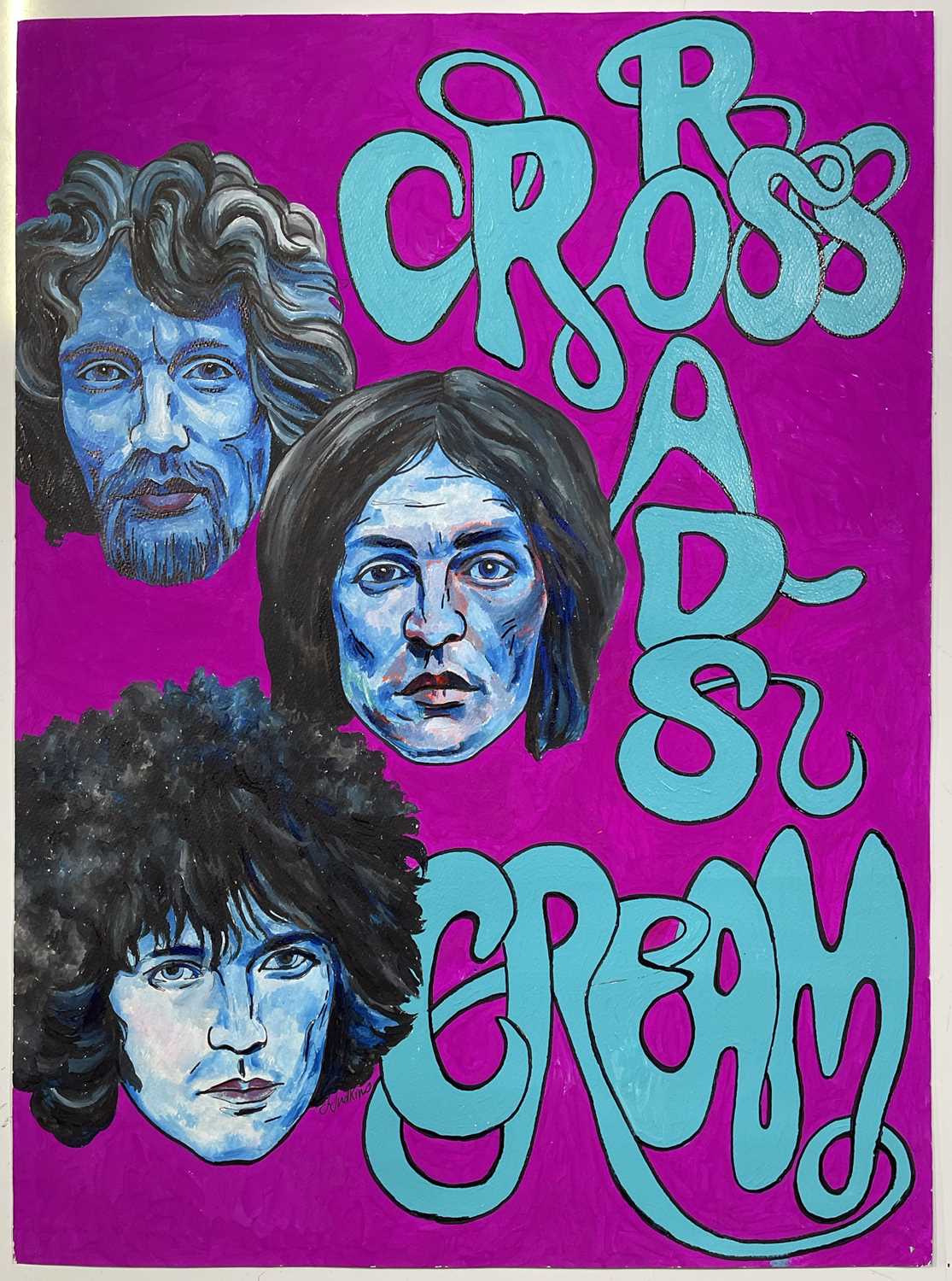 Lot 164 - CREAM - HAND PAINTED POSTER ART.