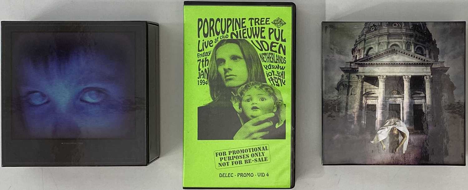 Lot 610 - PORCUPINE TREE JAPANESE CD BOX SETS AND VHS