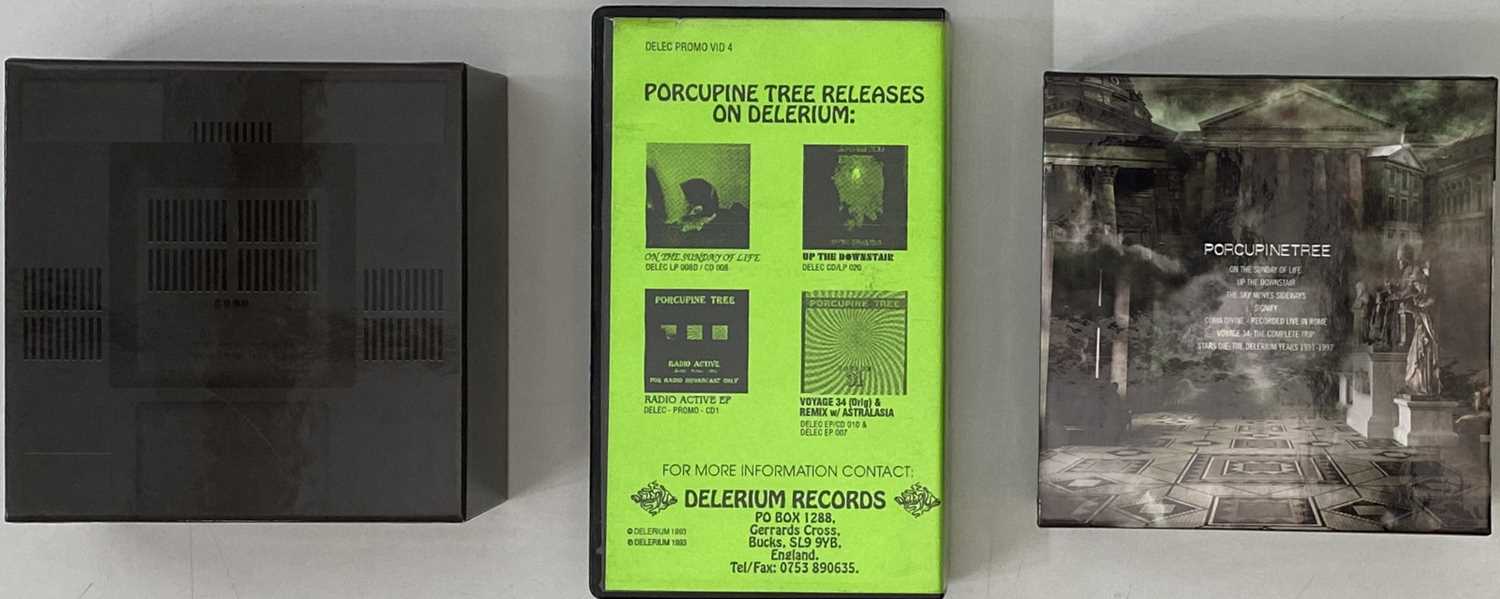 Lot 610 - PORCUPINE TREE JAPANESE CD BOX SETS AND VHS