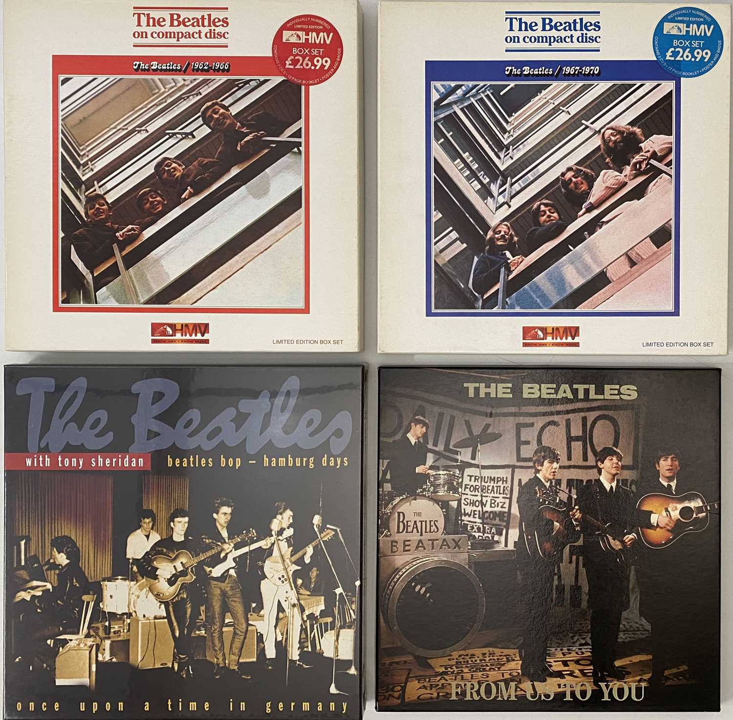 Lot 103 - BEATLES LP AND CD BOX SET COLLECTION