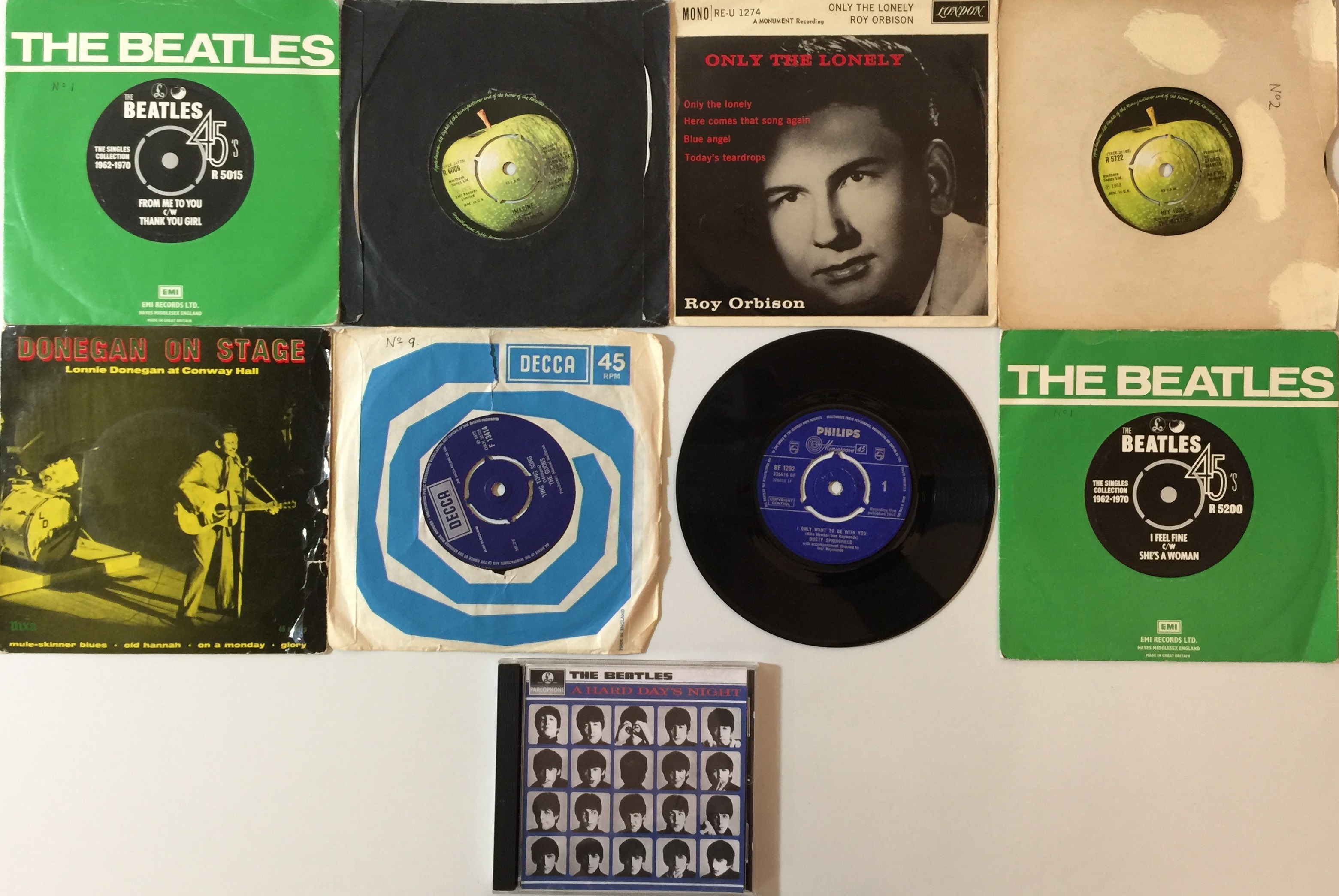 Lot 991 - BEATLES/60s/R&R - LPs/7" PLUS MEMORABILIA
