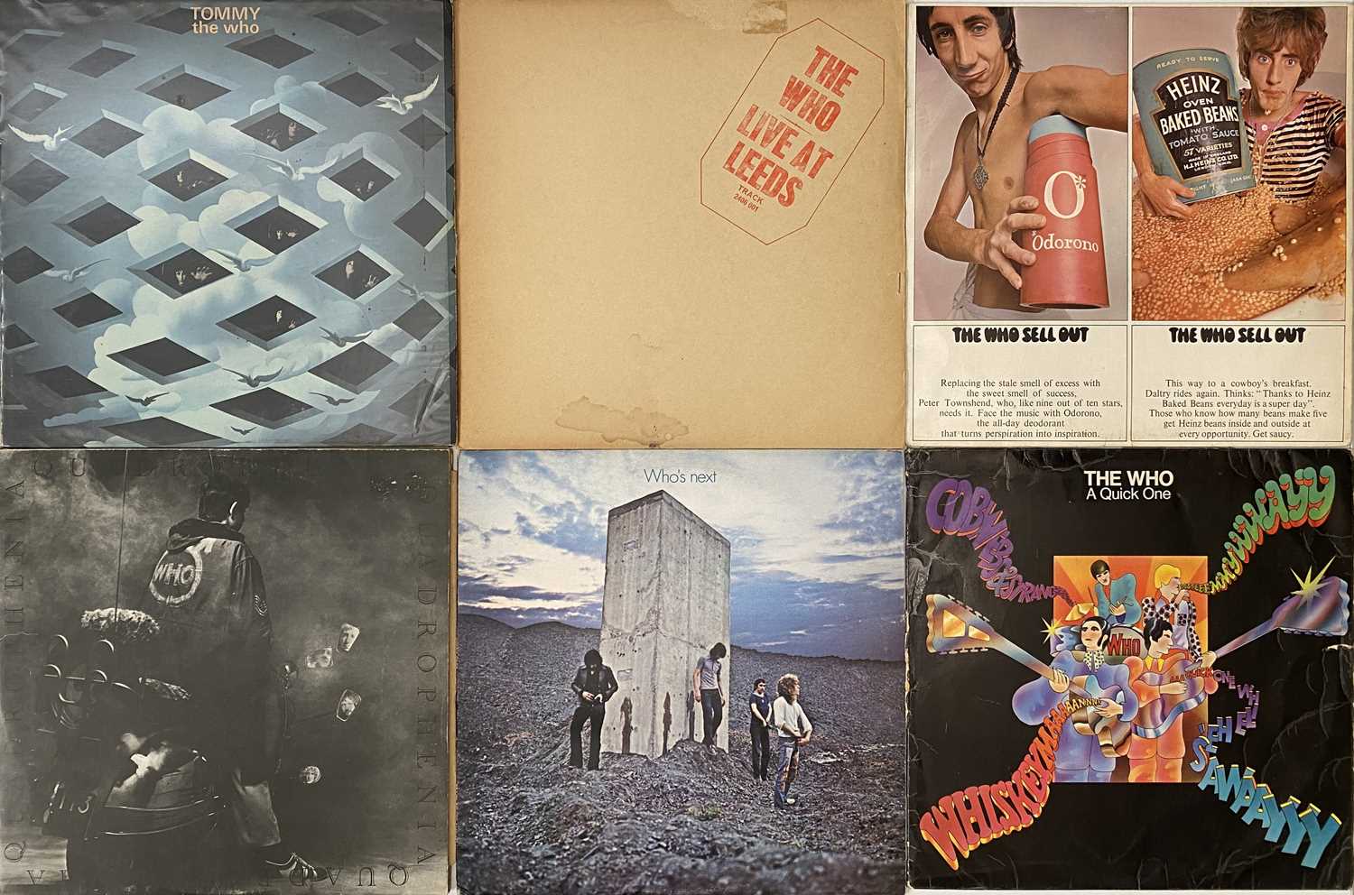 Lot 692 - THE WHO - LP PACK