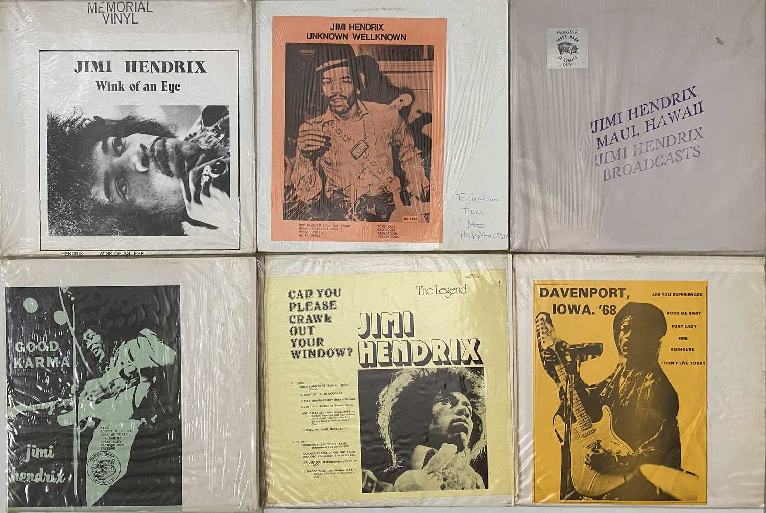 Lot 743 - JIMI HENDRIX - PRIVATE RELEASES - LP