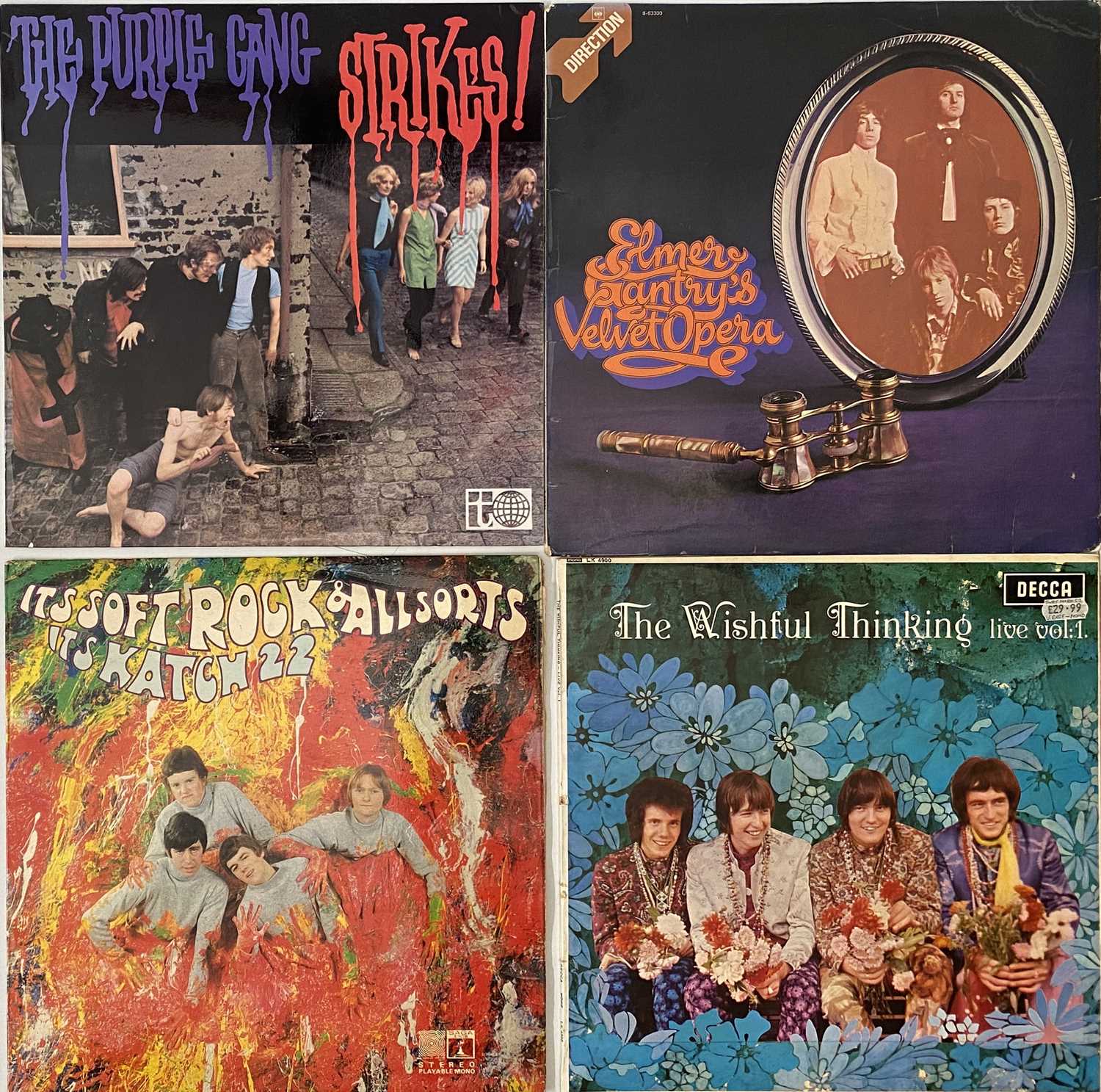 Lot 708 - PSYCH/ FREAKBEAT - LP PACK