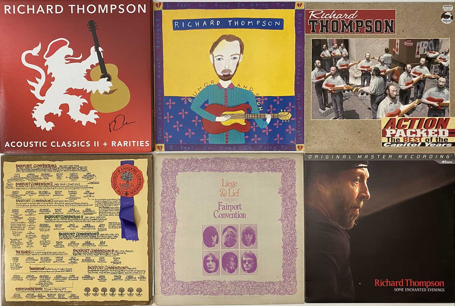 Lot 723 - RICHARD THOMPSON/ FAIRPORT CONVENTION AND
