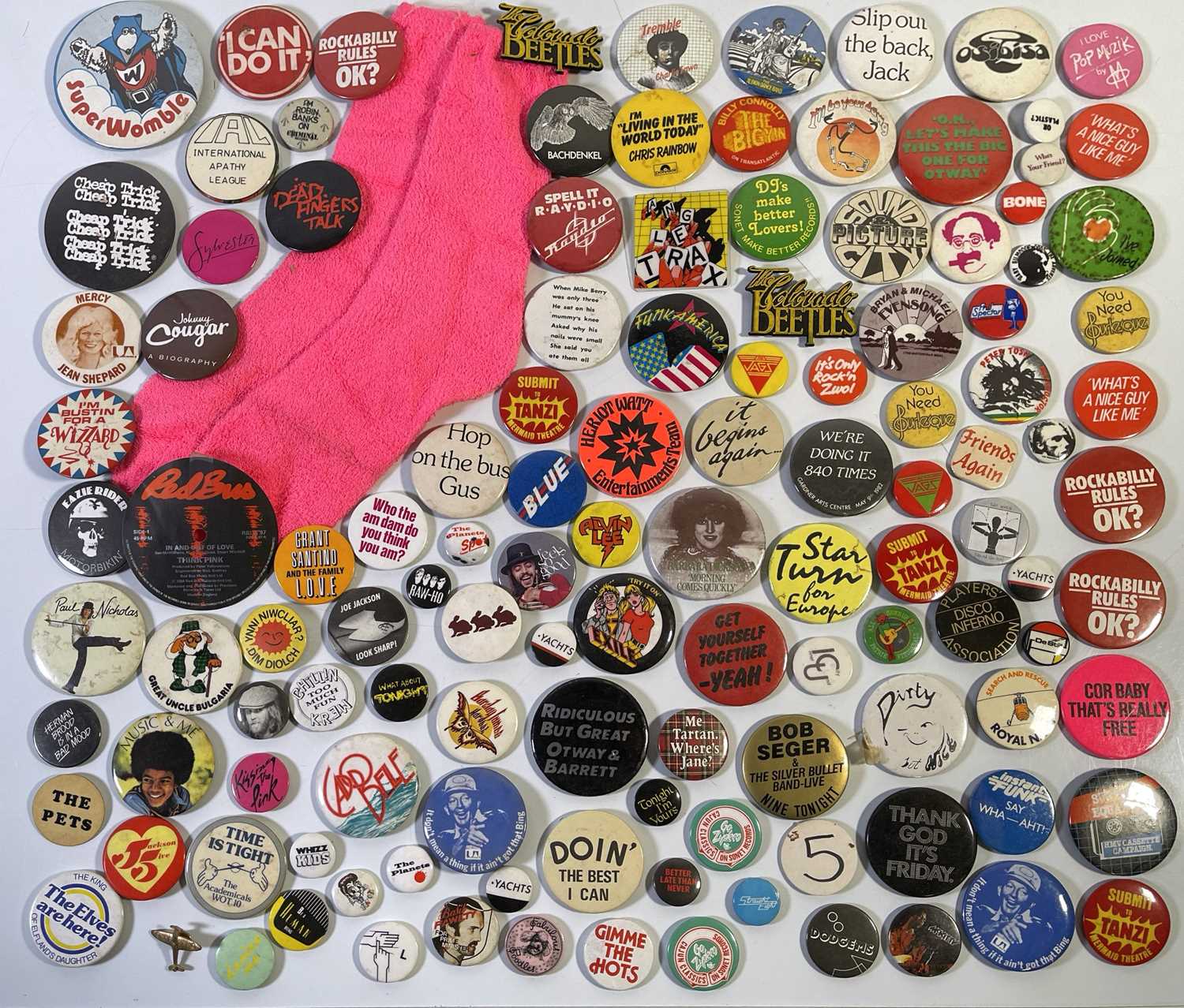 Lot 270 - 1970S BADGE COLLECTION.