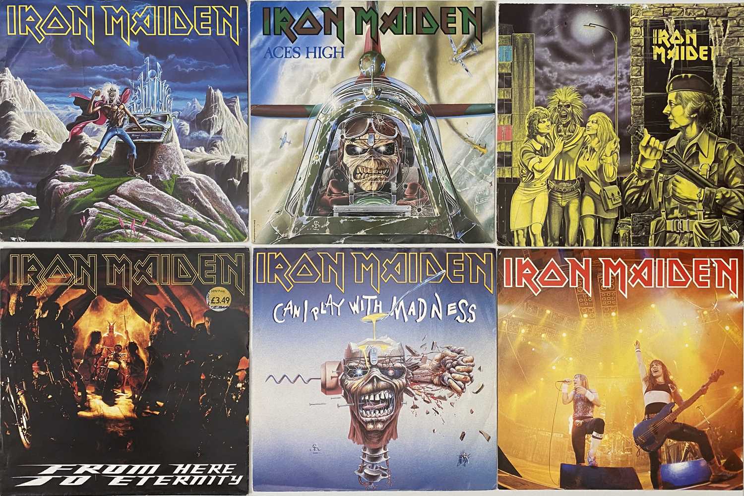 Lot 628 - IRON MAIDEN - LP/ 12" COLLECTION