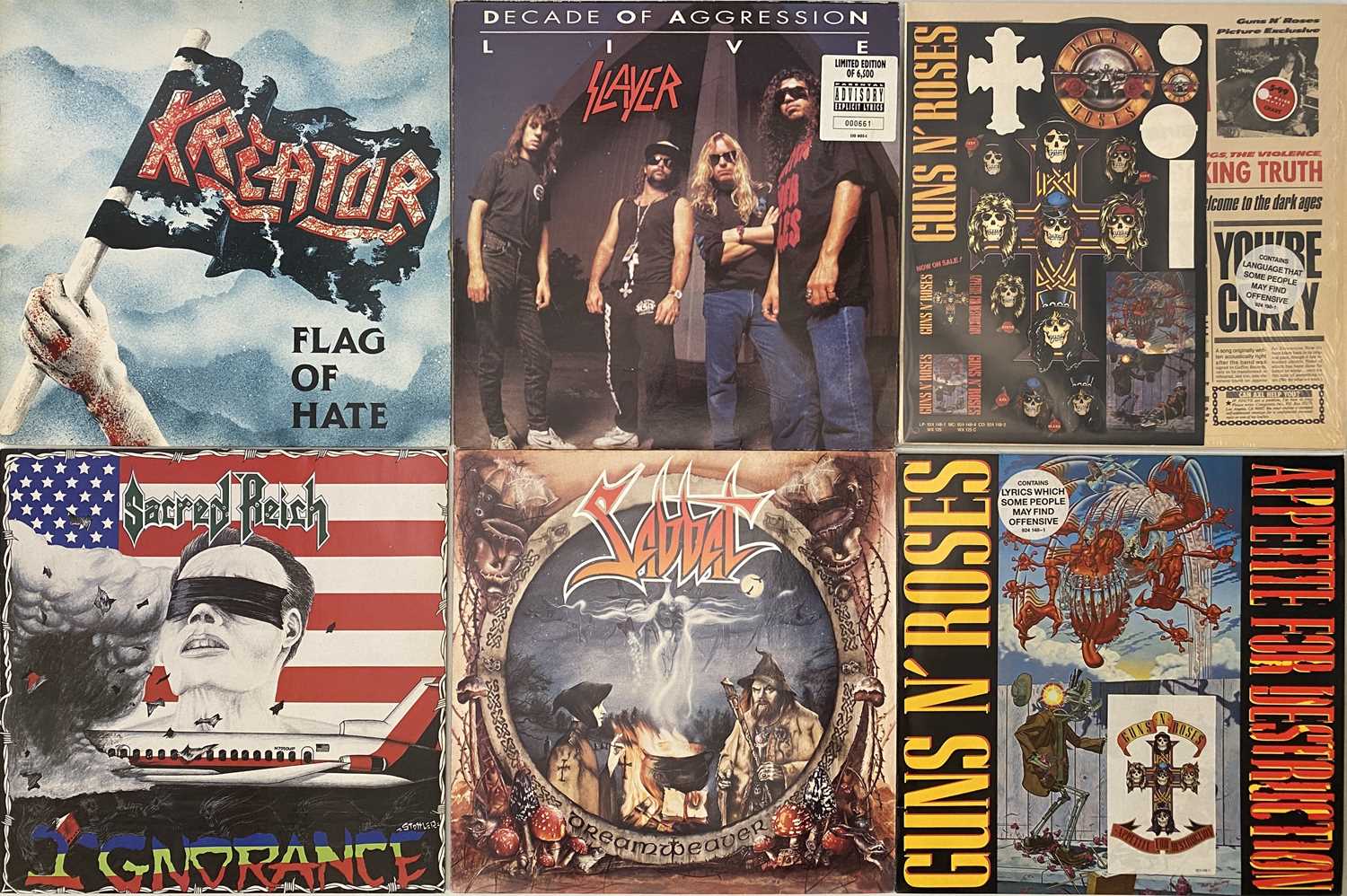 Lot 631 - HEAVY ROCK AND METAL - LP COLLECTION (INC