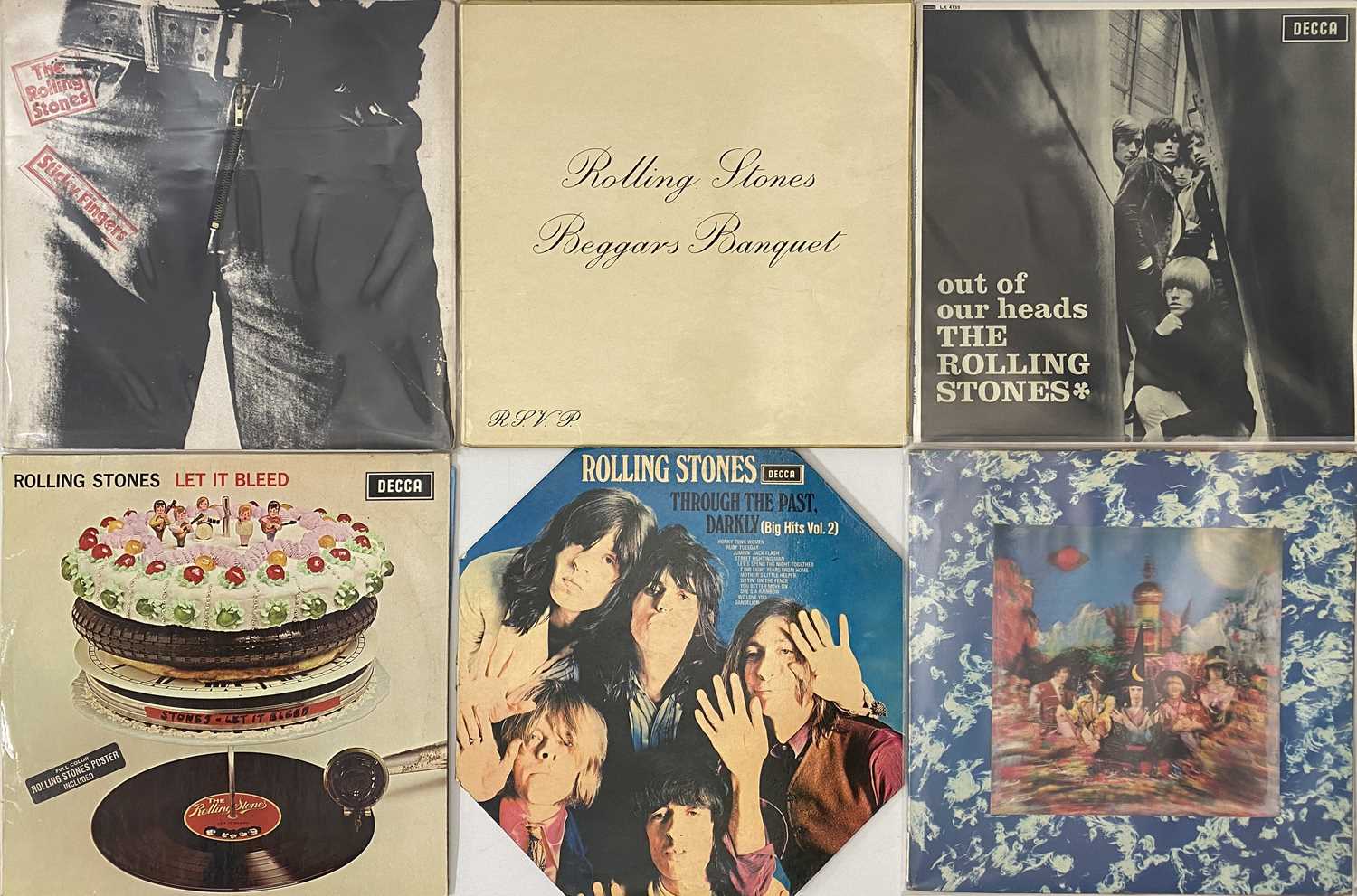 Lot 637 - THE ROLLING STONES - LP PACK