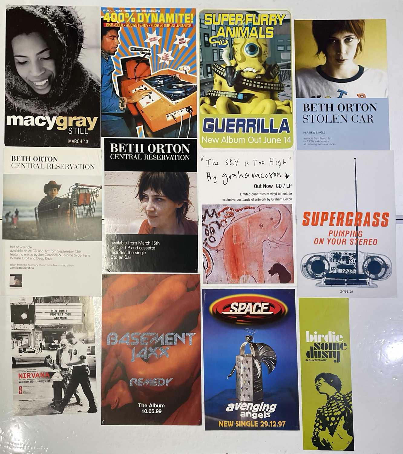 Lot 175 - 1990S AND 00S INDIE PROMO POSTER COLLECTION.