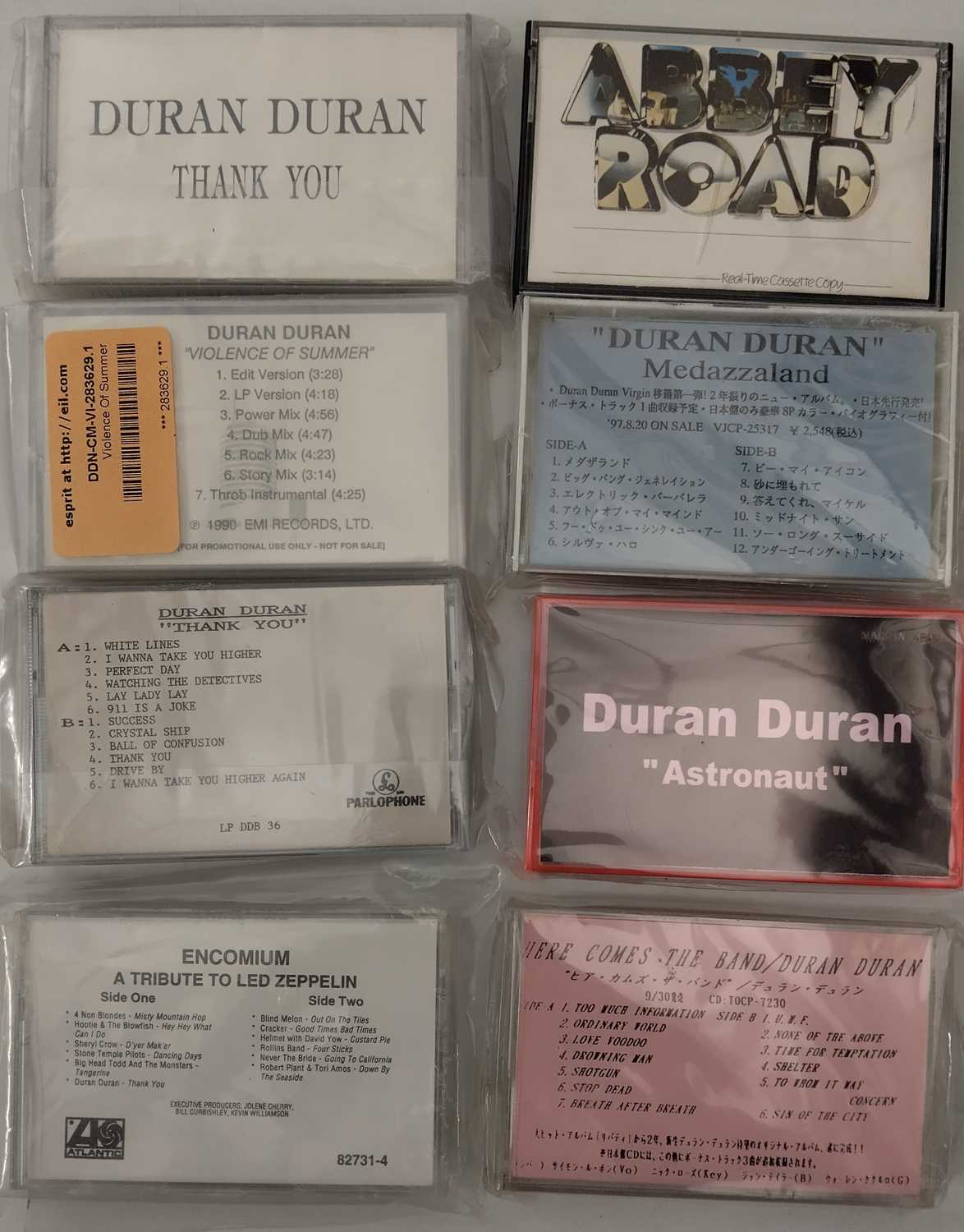 Lot 795 - DURAN DURAN CASSETTE DEMO COLLECTION