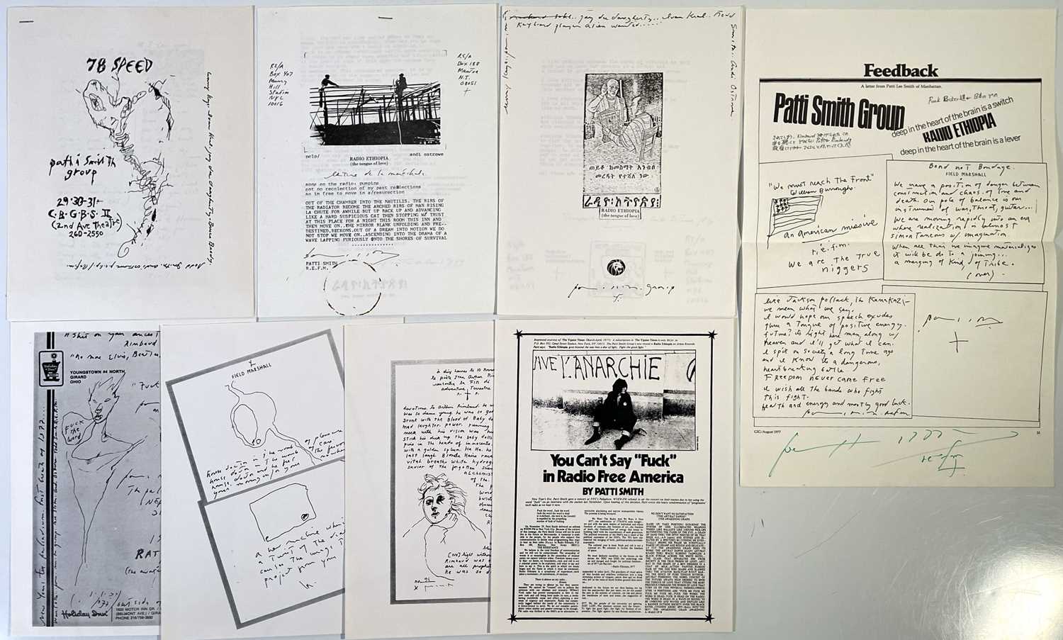 Lot 312 - PATTI SMITH - A RARE '78 SPEED PRESS