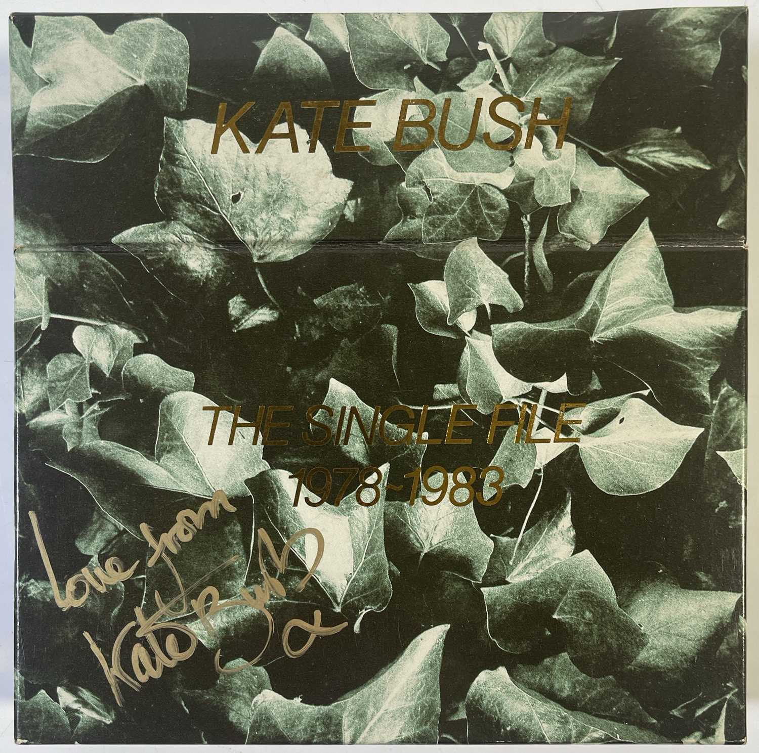 Lot 337 - KATE BUSH - SIGNED SINGLES BOXSET.