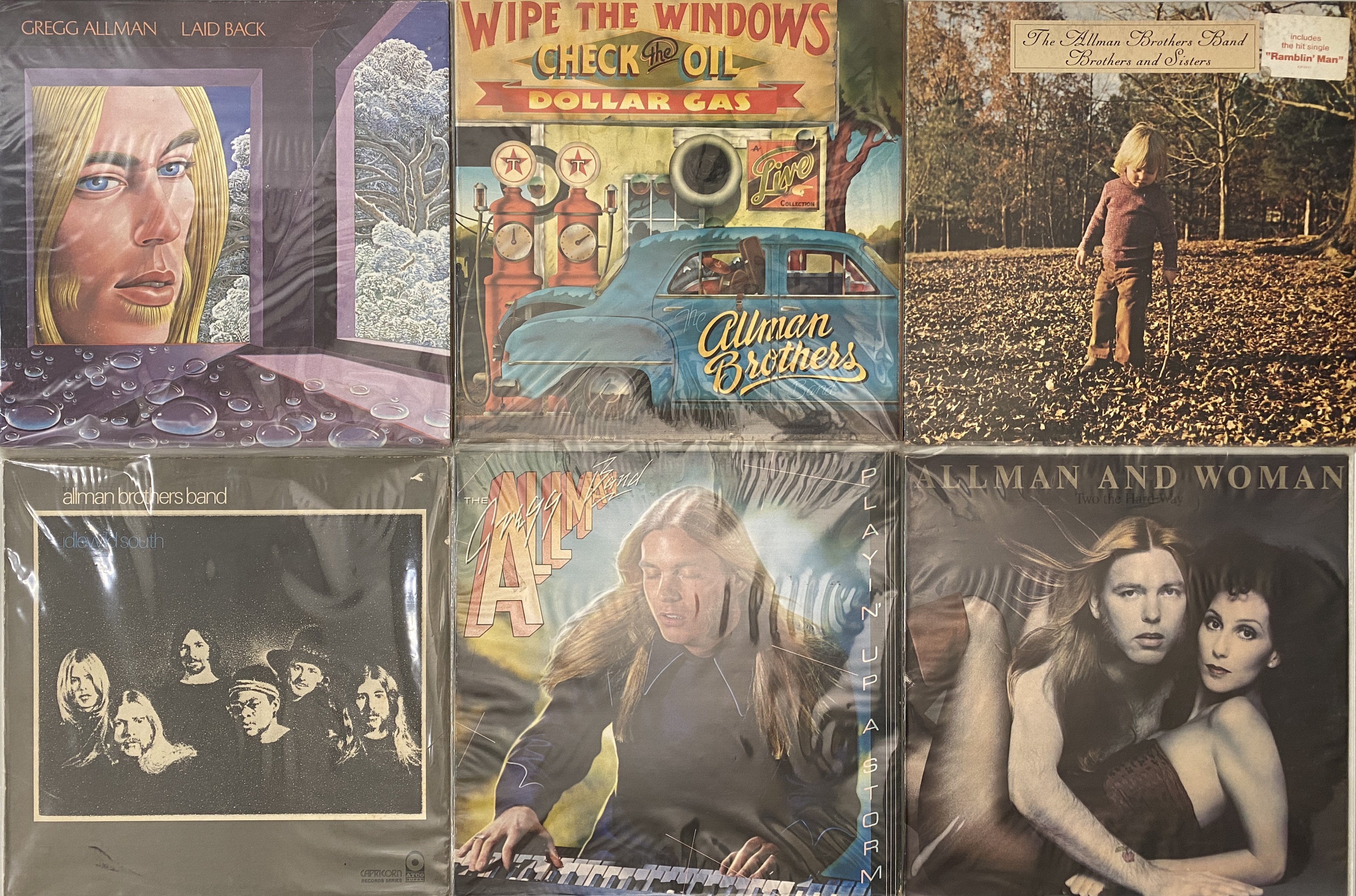 Lot 863 - THE ALLMAN BROTHERS BAND/ COUNTRY JOE AND