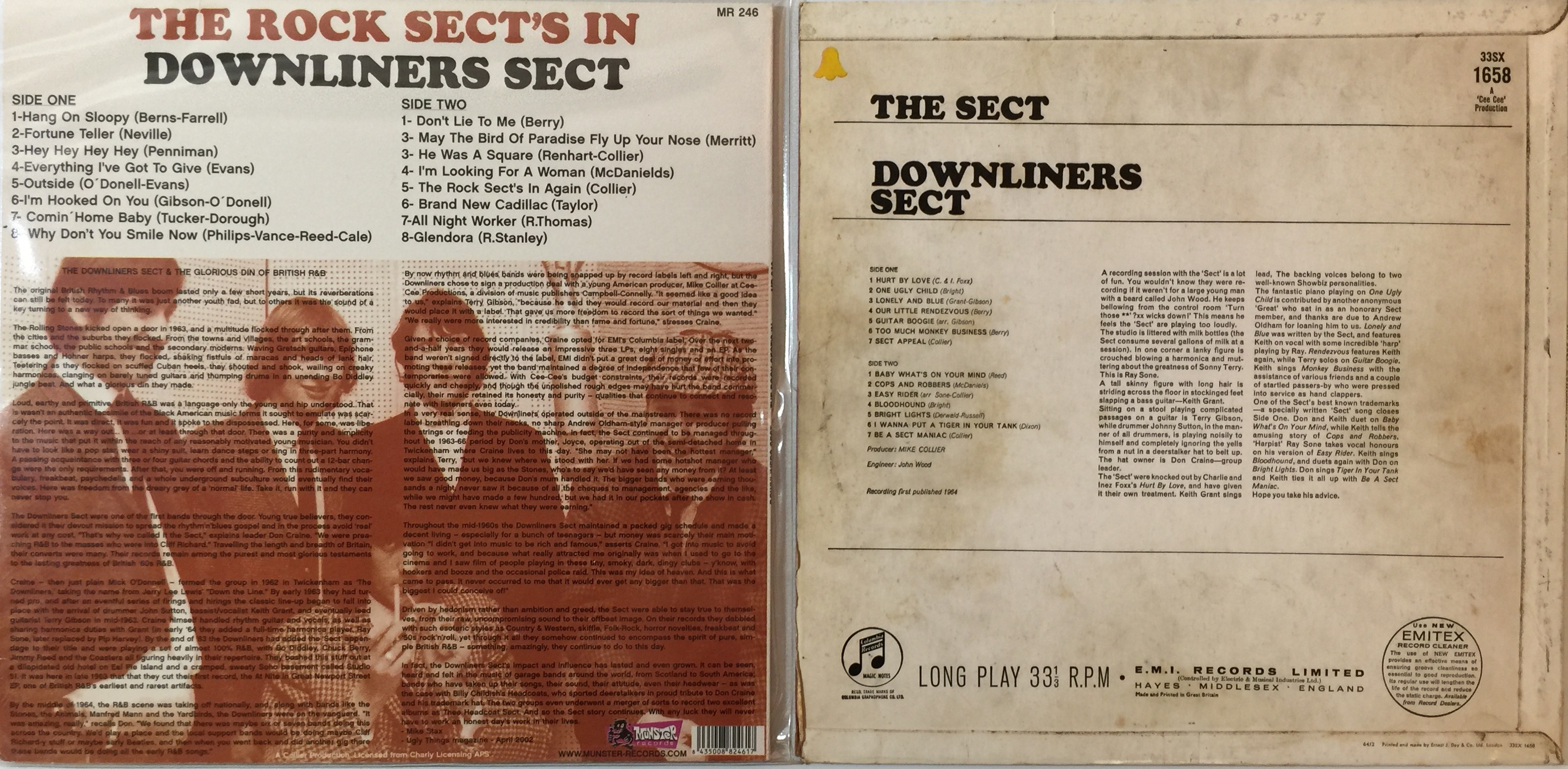 Lot 875 - DOWNLINERS SECT - LPs