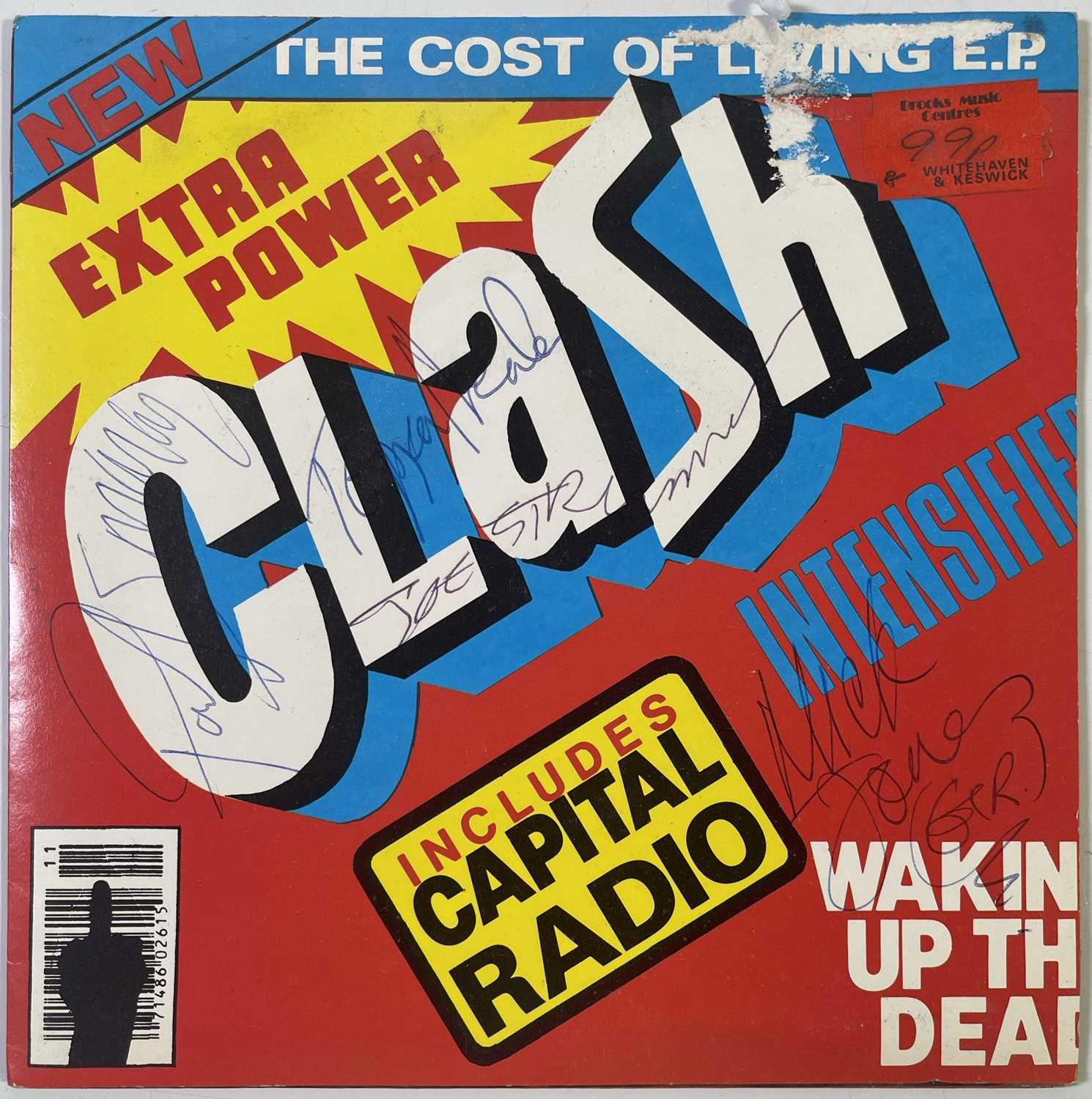 Lot 314 - THE CLASH - FULLY SIGNED COPY OF 'COST OF