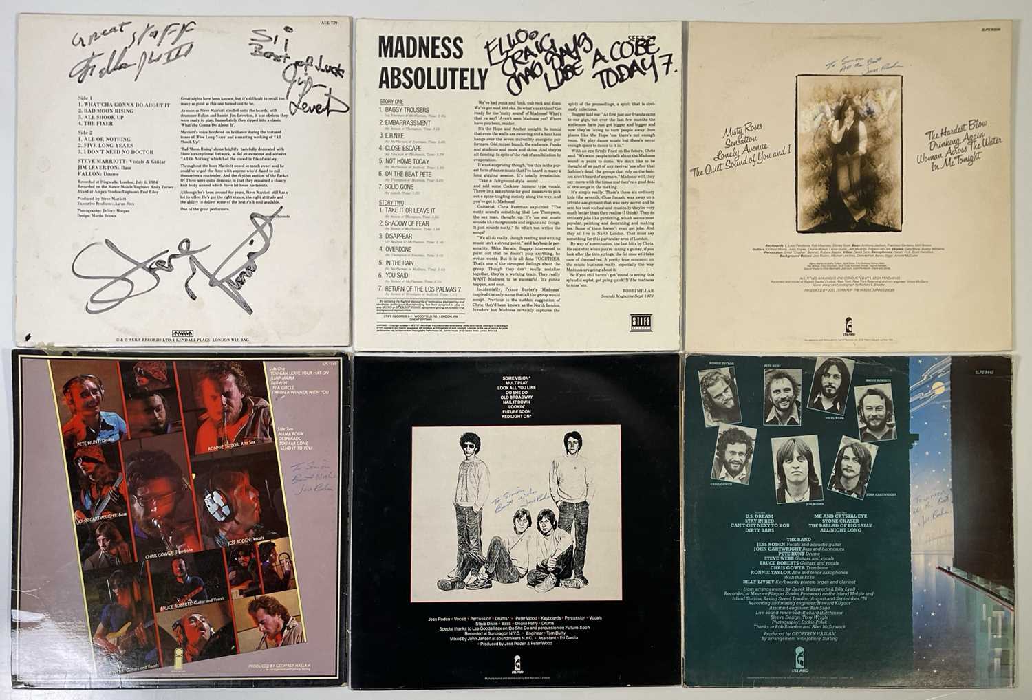 Lot 331 - SIGNED LPS INC STEVE MARRIOTT / MADNESS.