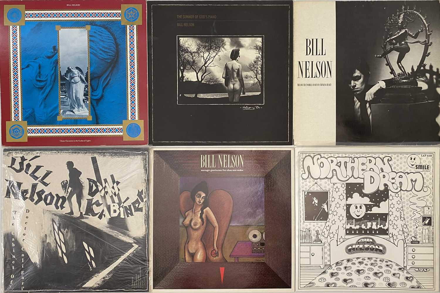 Lot 902 - BILL NELSON / RELATED - LP / 7" COLLECTION