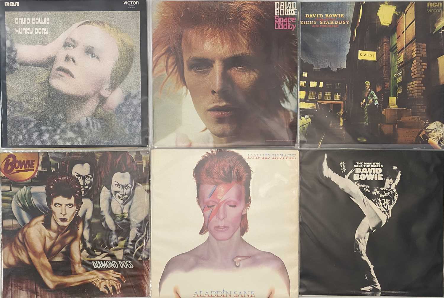 Lot 904 - DAVID BOWIE / ROXY MUSIC - LPs