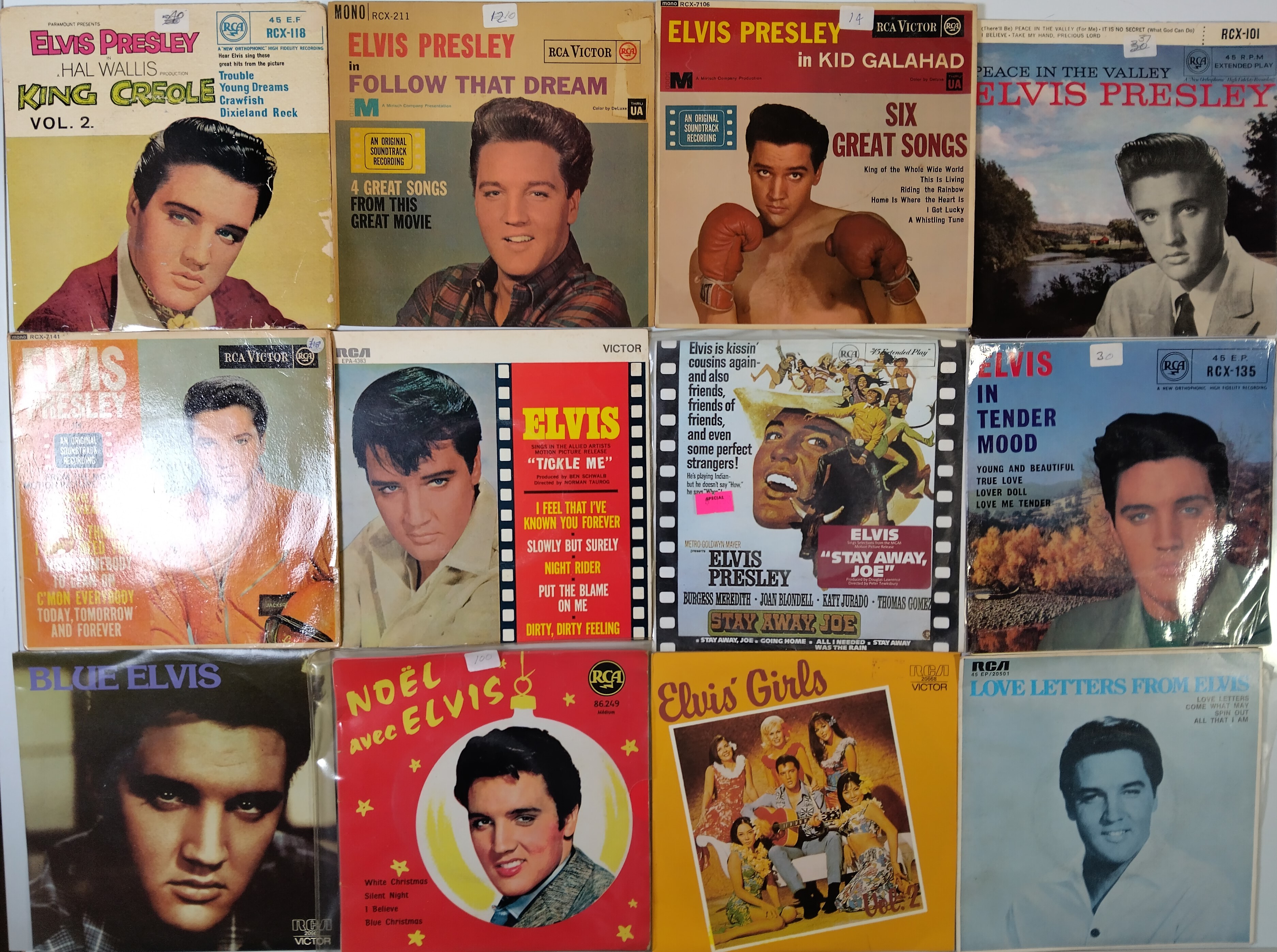Lot 921 - ELVIS 7" COLLECTION
