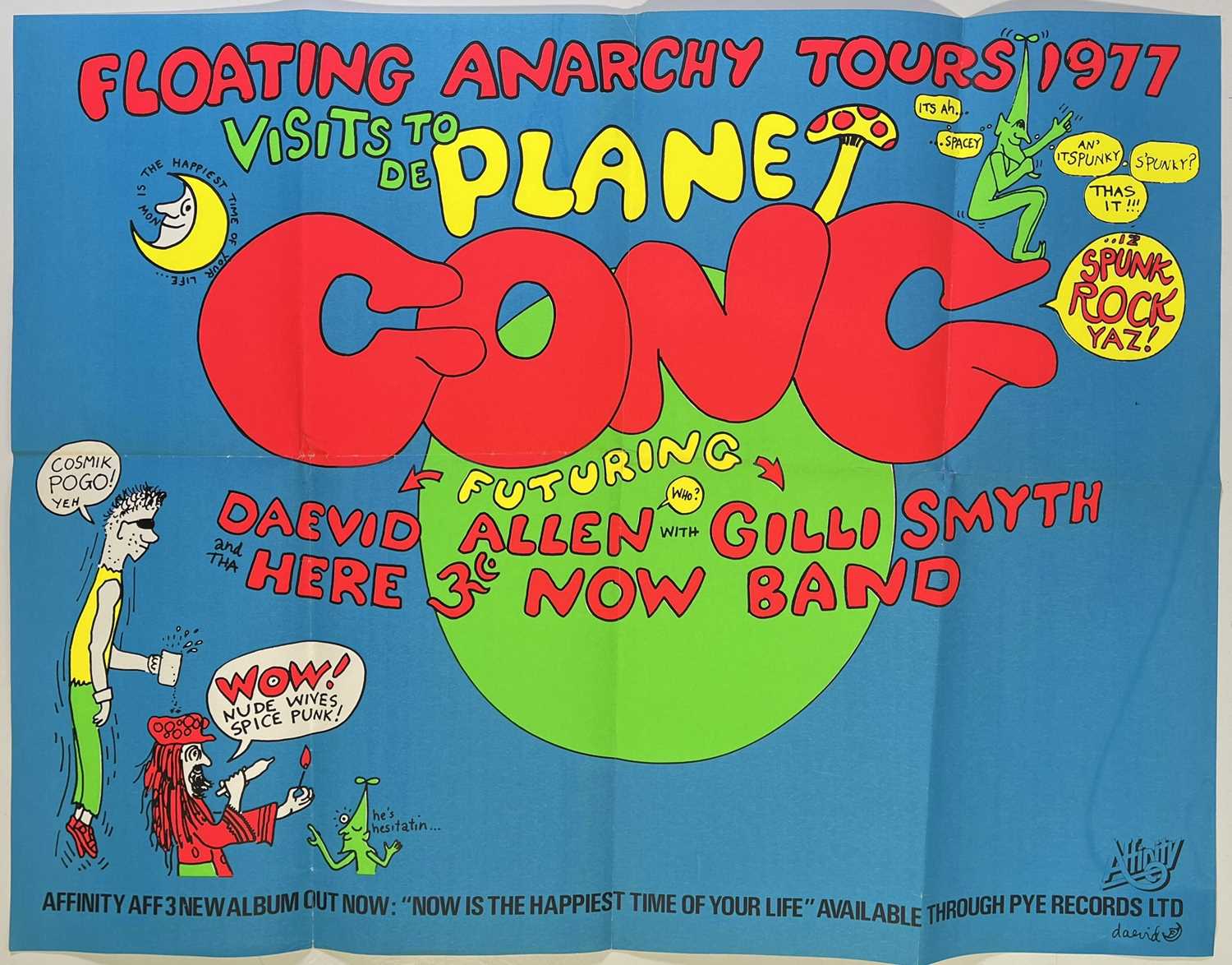 Lot 363 - GONG - ORIGINAL FLOATING ANARCHY TOUR 1977